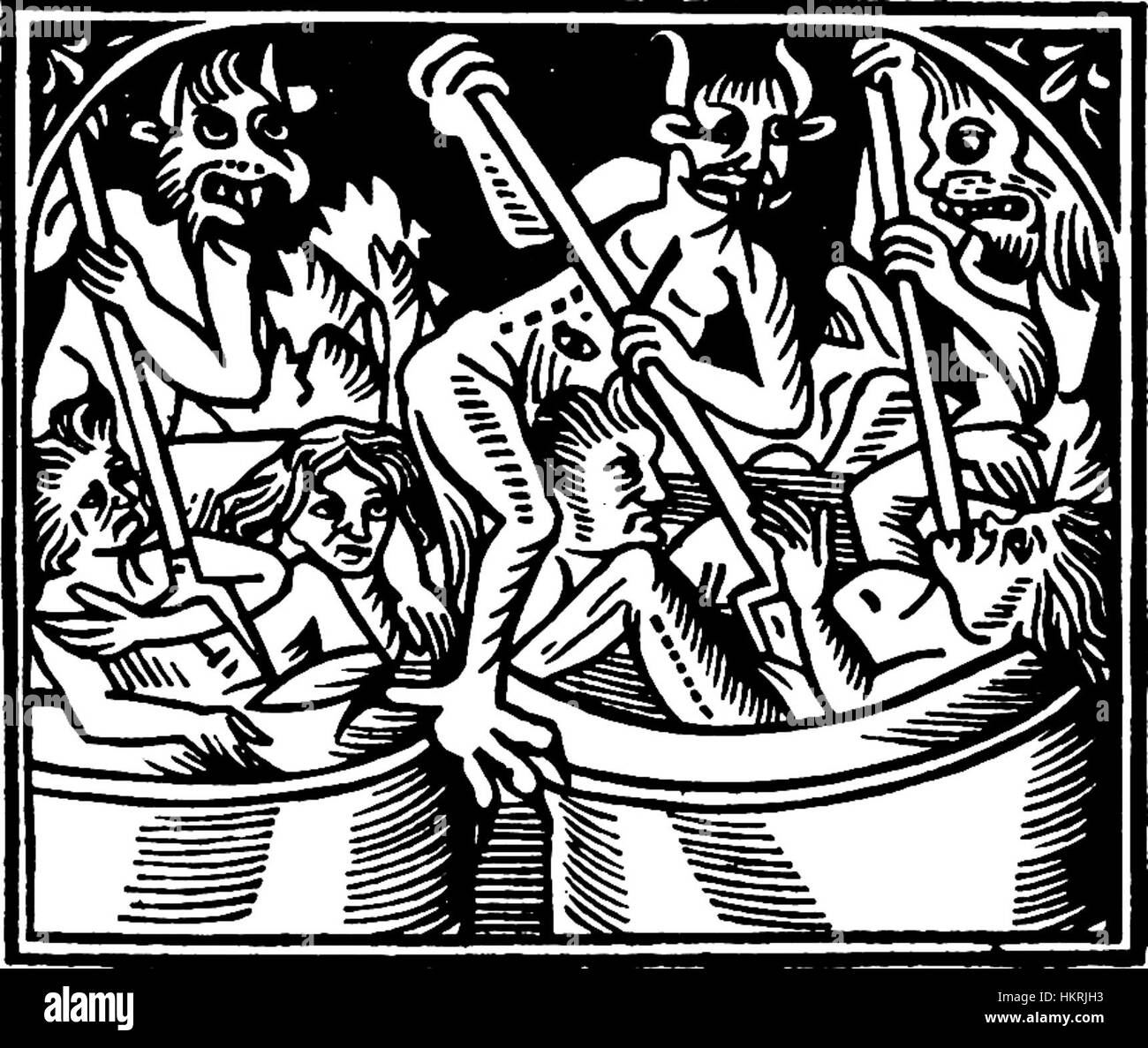 Claude Noury’s 1506 painting 'The Torment of the Cauldron' is an ...