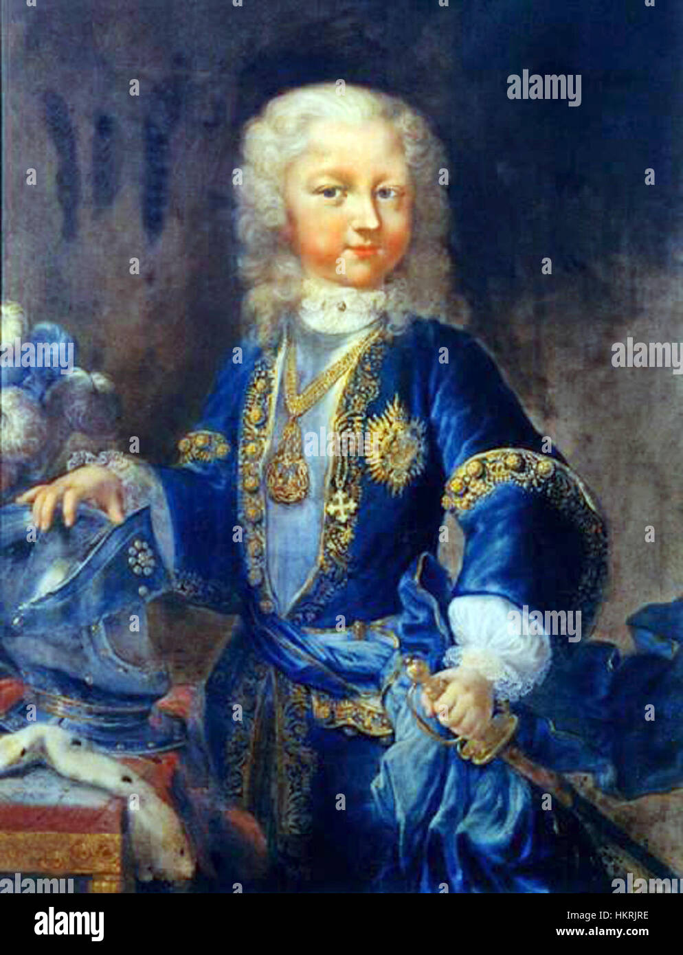 This painting by Clementi portrays Victor Amadeus III as a child ...
