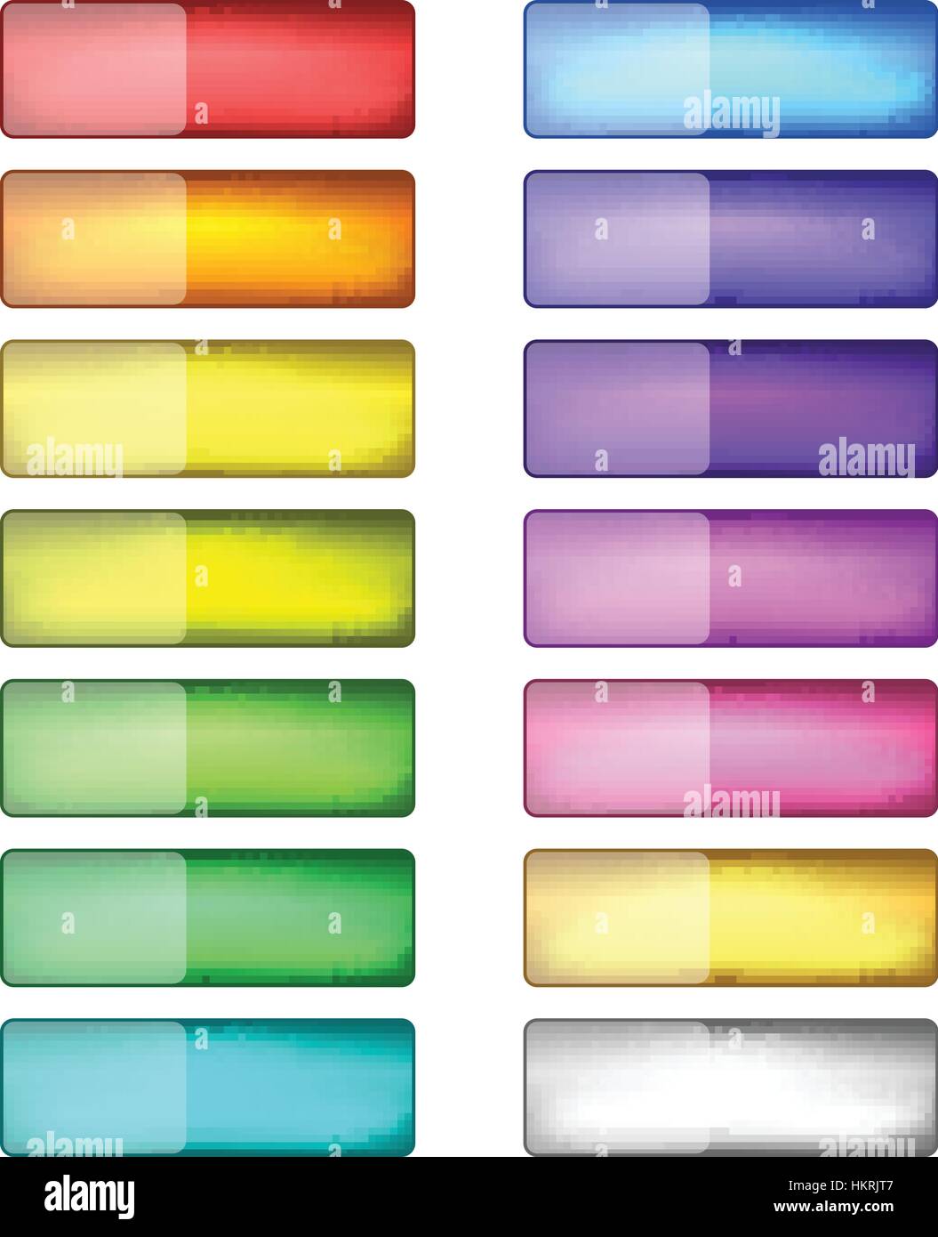 web buttons set Stock Vector Image & Art - Alamy