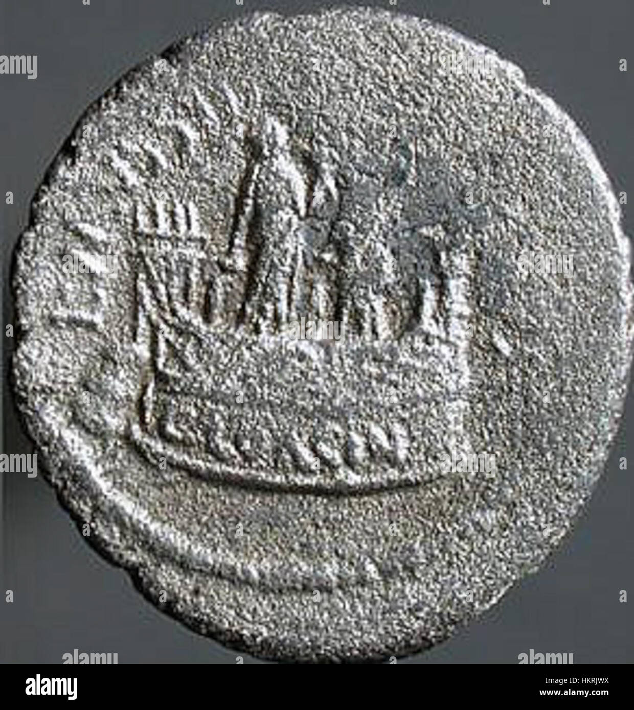 This ancient Roman coin, depicting the goddess Cloacina, is part of the ...