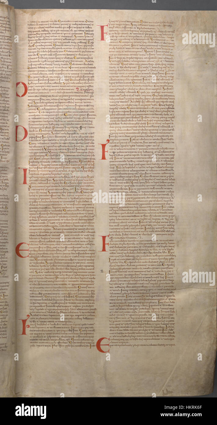 The 'Codex Gigas', also known as the 'Devil's Bible', features the book ...