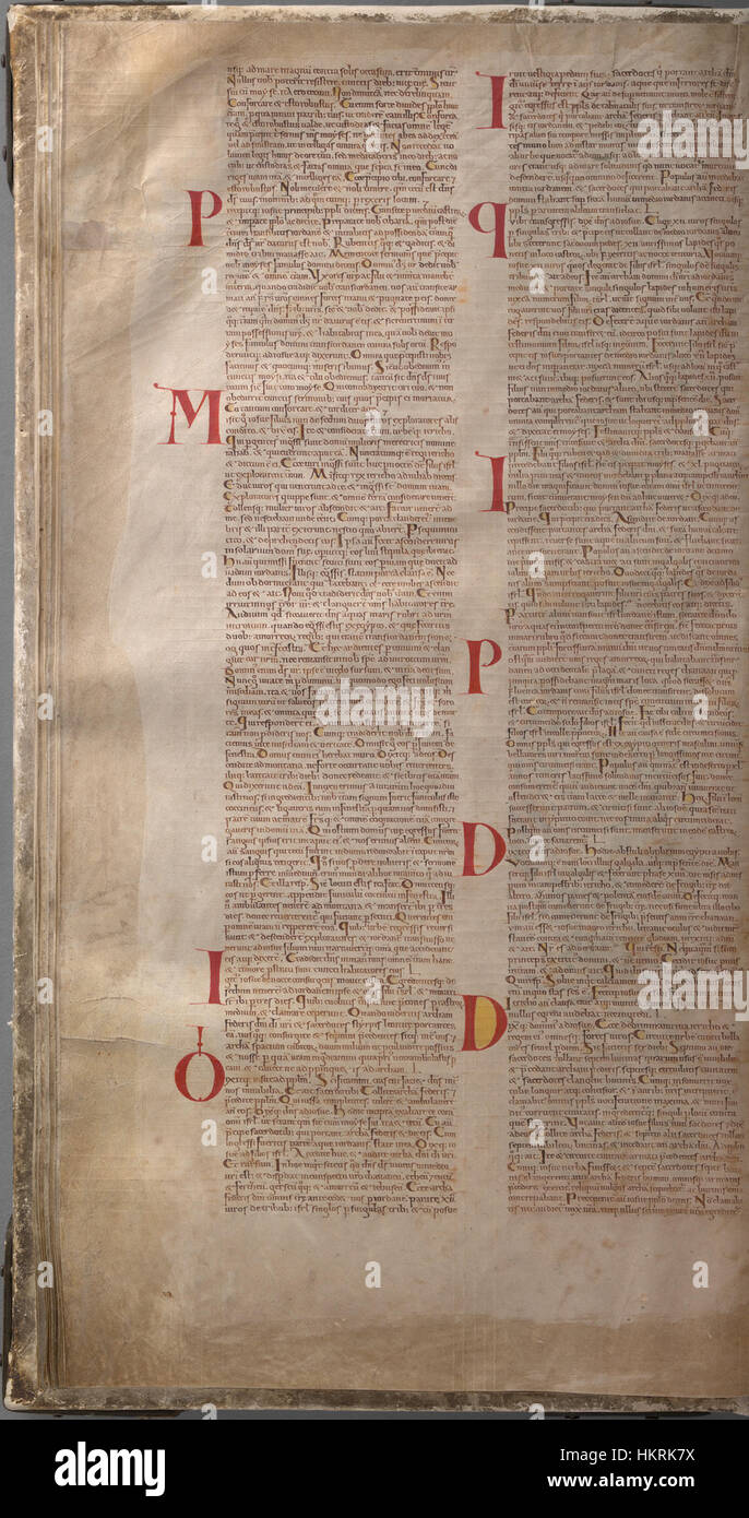 A page from the Codex Gigas, depicting an illustration of Joshua. The ...