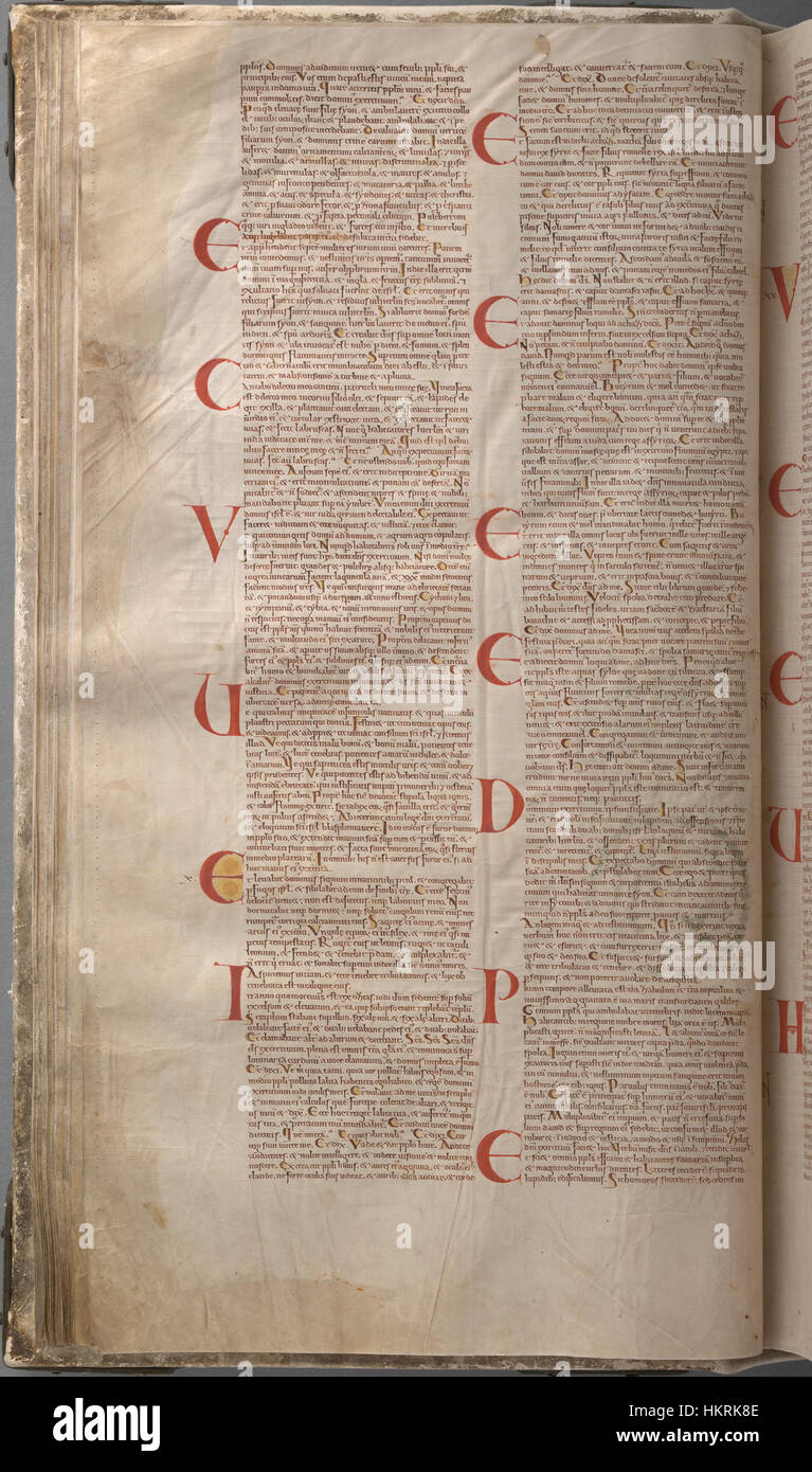 This page from the Codex Gigas, also known as the 'Devil's Bible ...