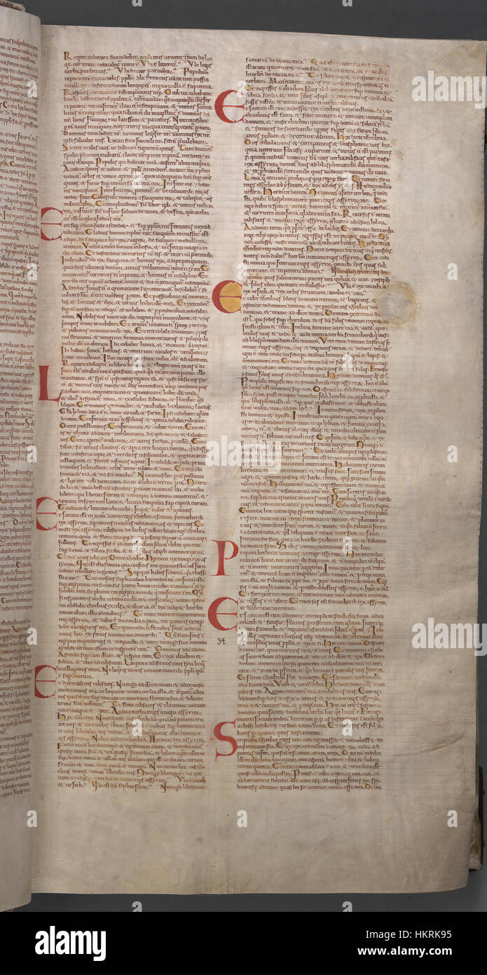 The 'Codex Gigas,' also known as the 'Devil's Bible,' features the ...