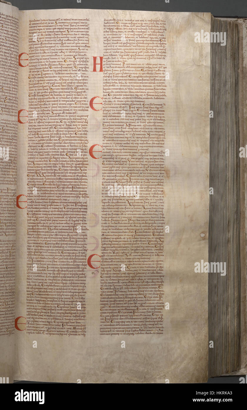 'Codex Gigas 089 Ezekiel' refers to a page from the famous medieval ...