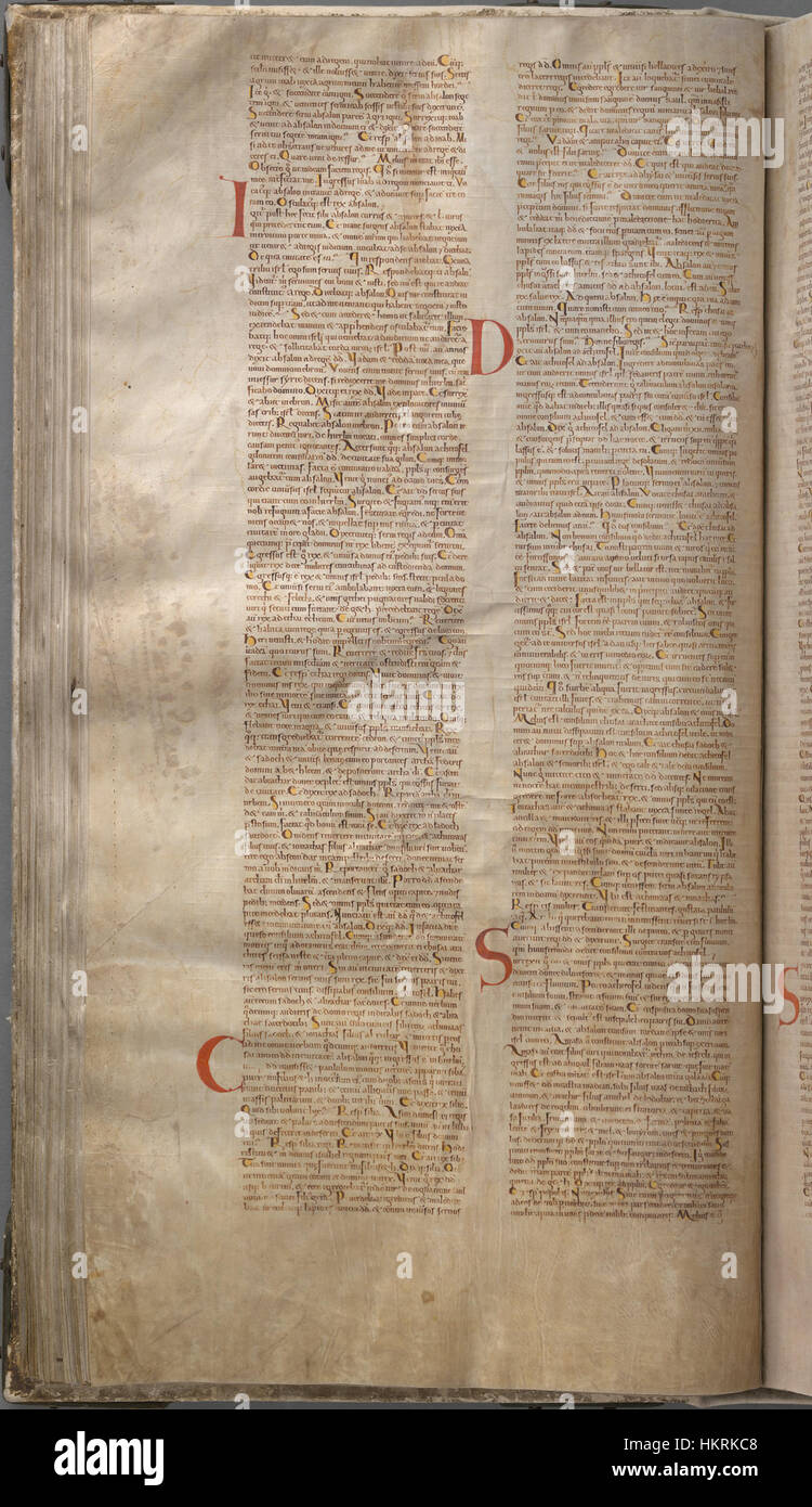 This image from the Codex Gigas, also known as the Devil's Bible ...