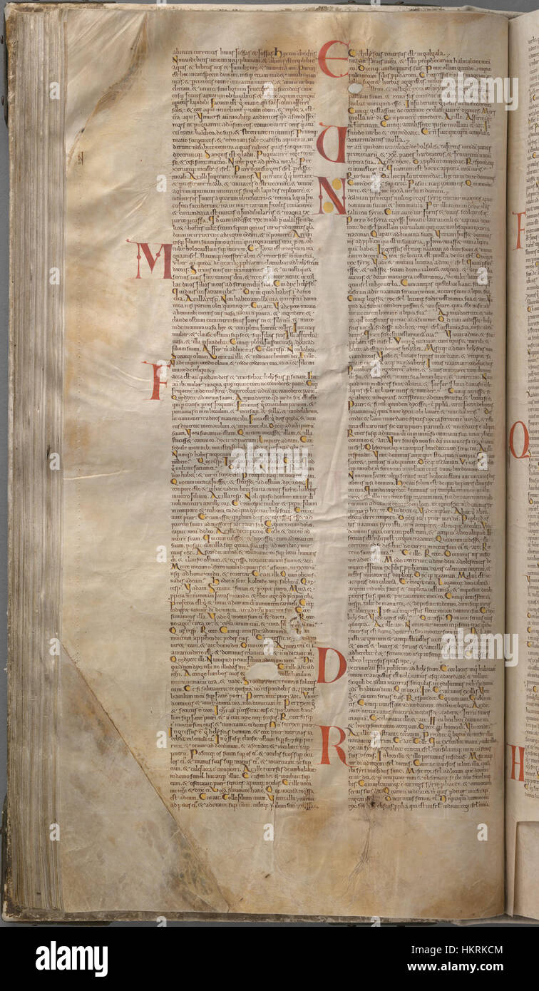 The Codex Gigas, also known as the 'Devil's Bible,' includes a large ...