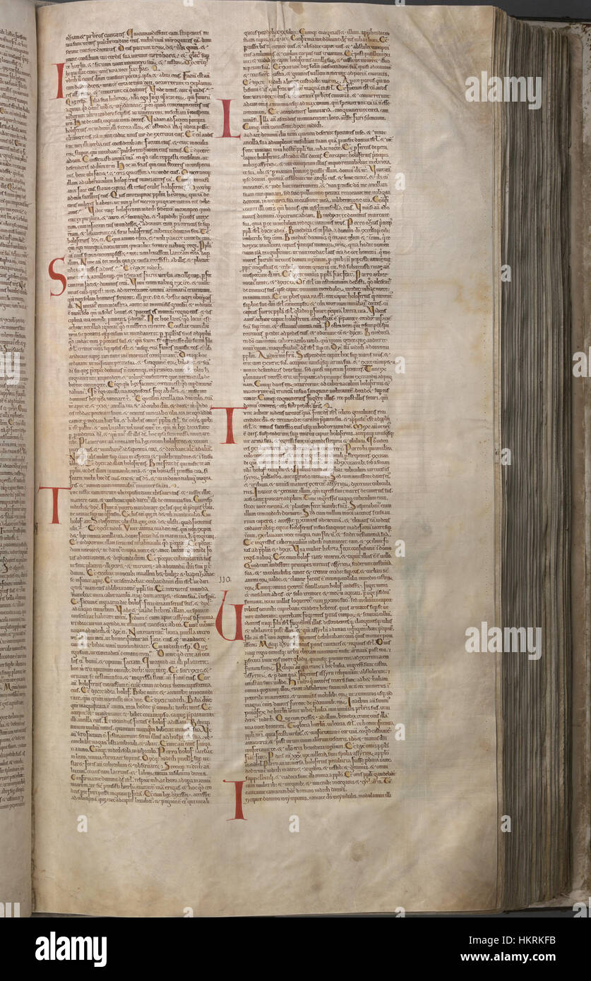 This illustration from the *Codex Gigas* features the biblical story of ...