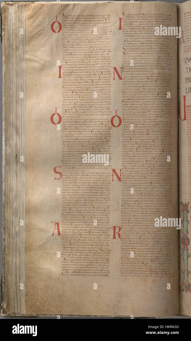 A page from the Codex Gigas, a 13th-century illuminated manuscript ...