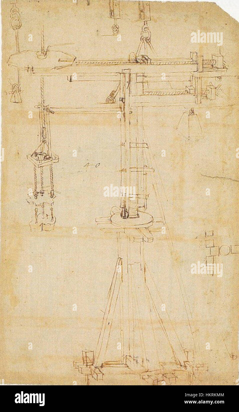 Codex Atlanticus Drawing Stock Photos & Codex Atlanticus Drawing Stock ...