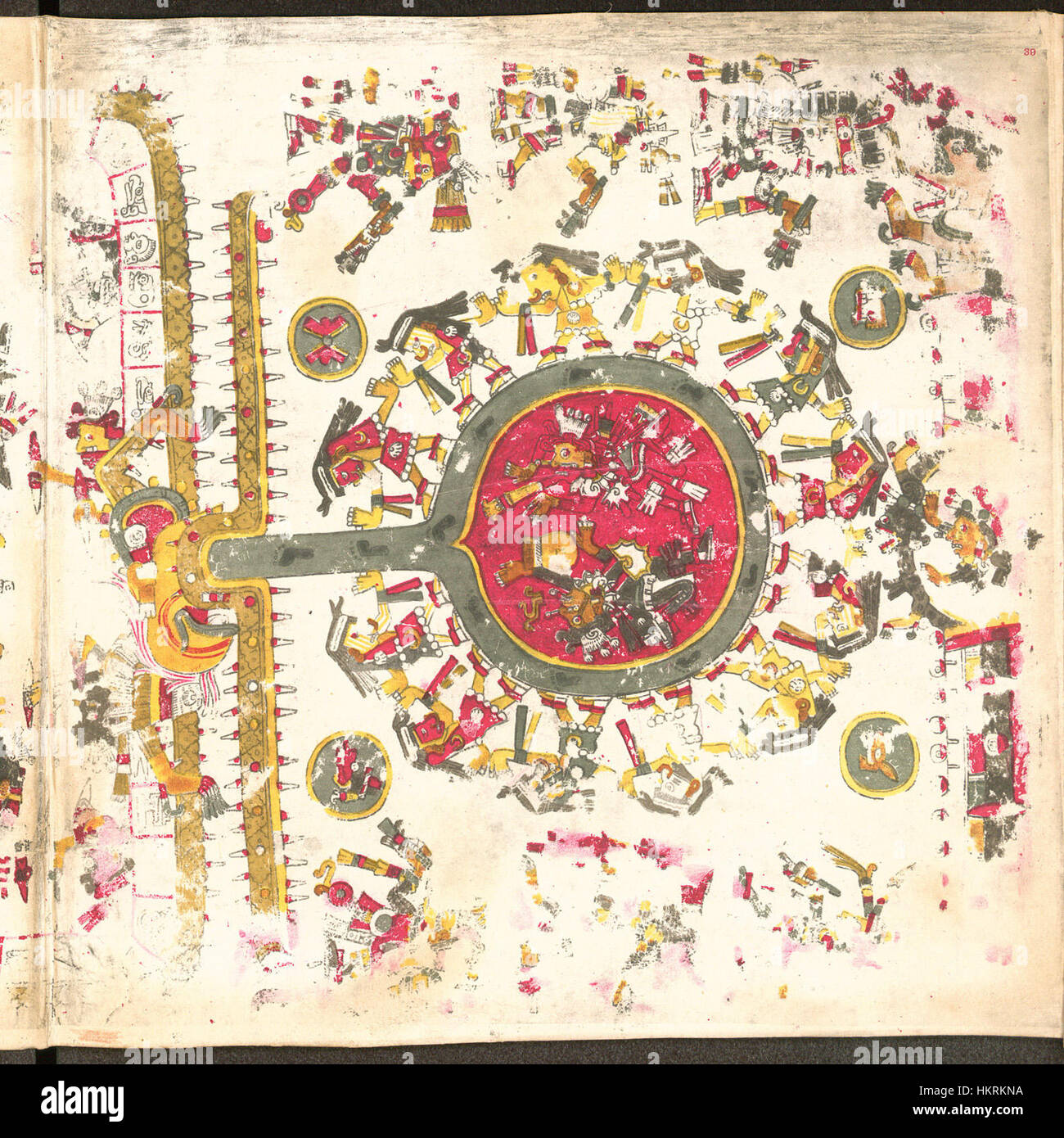 Page 39 of the Codex Borgia is a valuable piece of pre-Columbian art ...