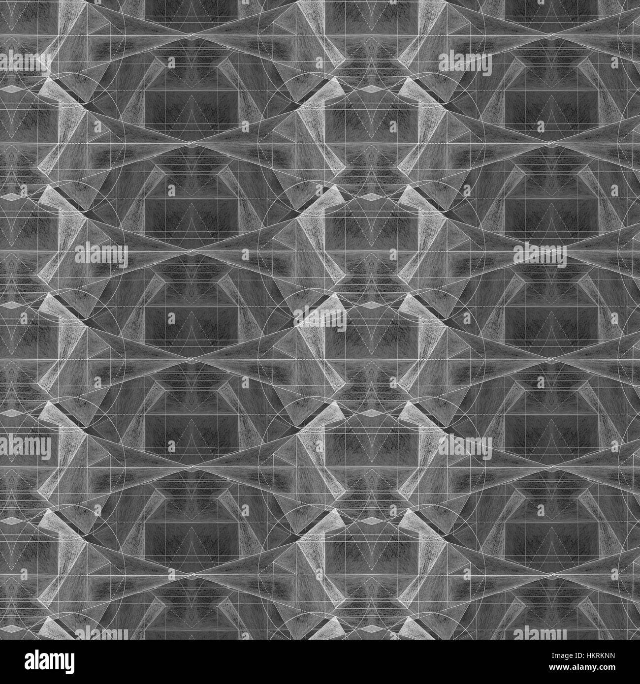 Seamless diamonds pattern Black and White Stock Photos & Images - Alamy