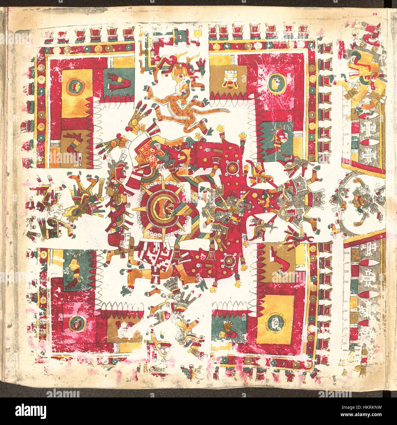 Codex Borgia page 44 Stock Photo - Alamy