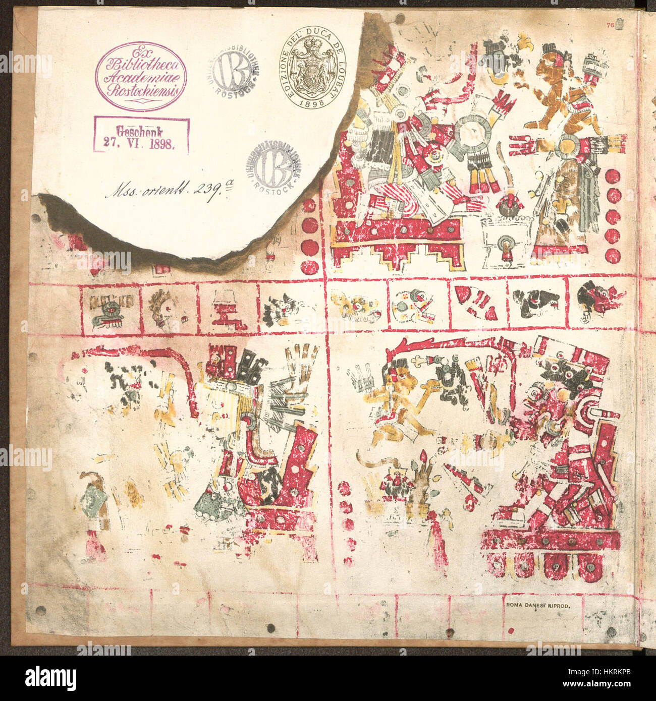 Codex borgia page 76 hi-res stock photography and images - Alamy