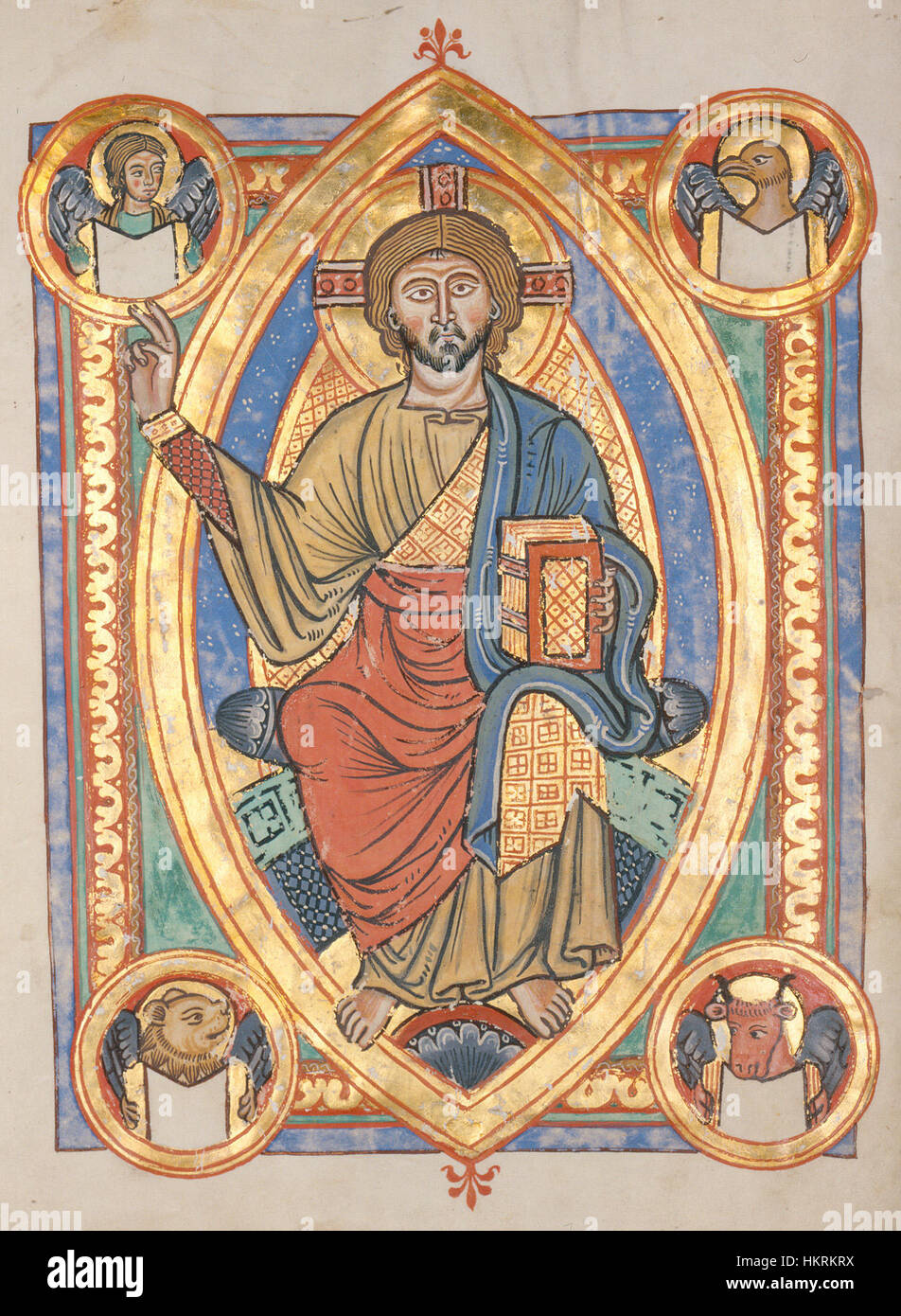 The Codex Bruchsal 1 01v is a medieval manuscript with intricate ...