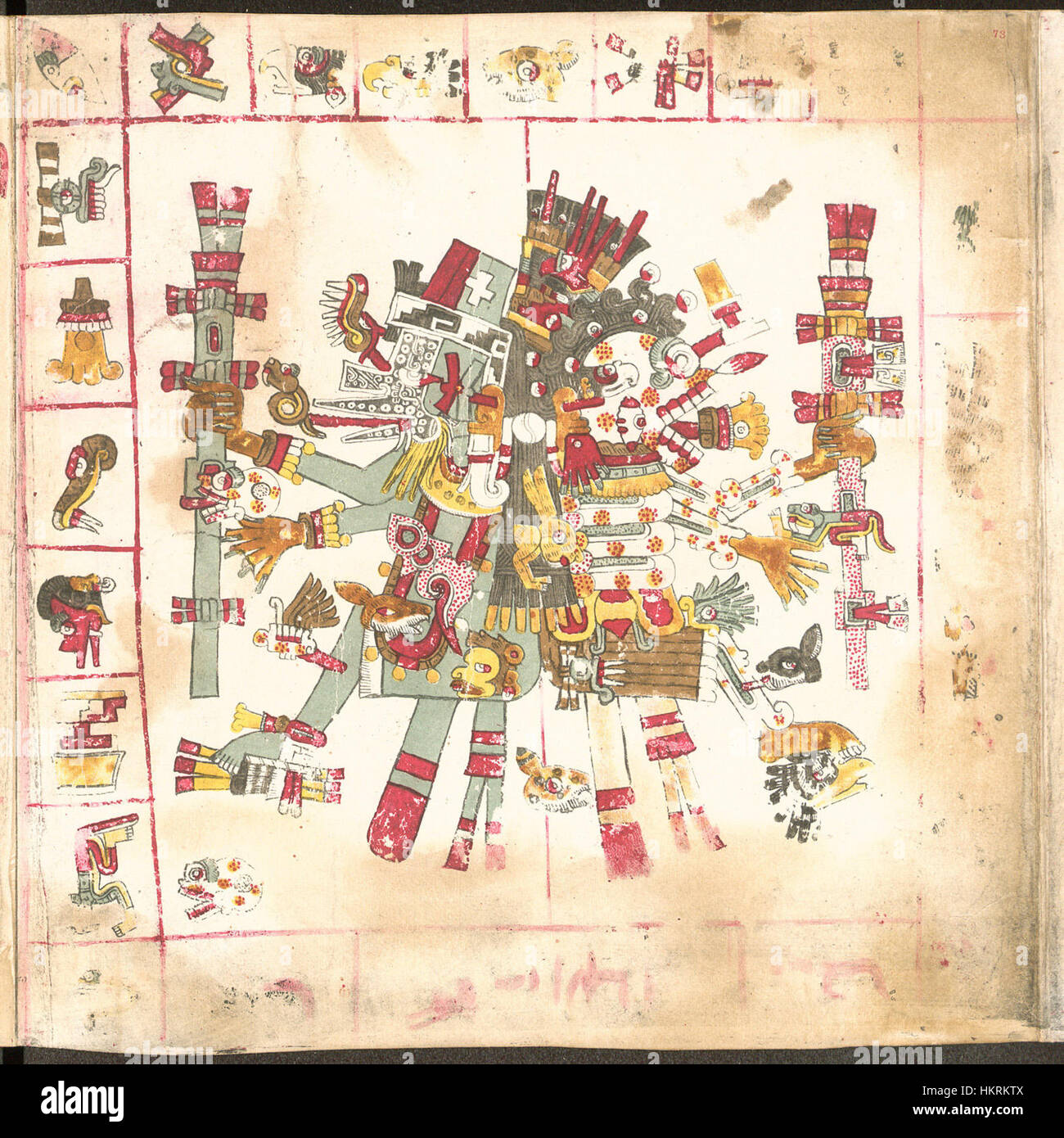 Codex borgia page hi-res stock photography and images - Alamy