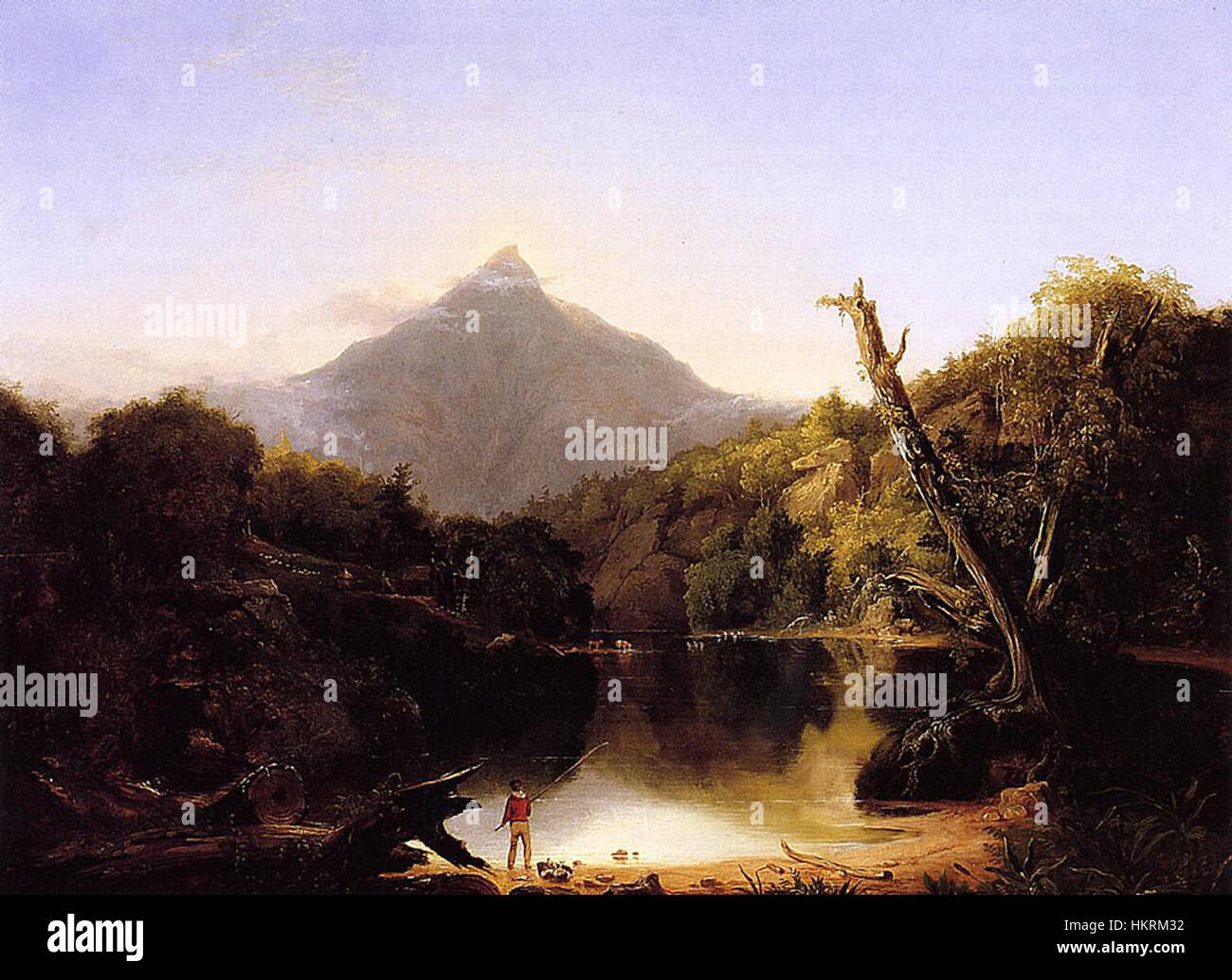 Thomas Cole’s 'Mount Chocorua, New Hampshire' (1827) presents a grand ...