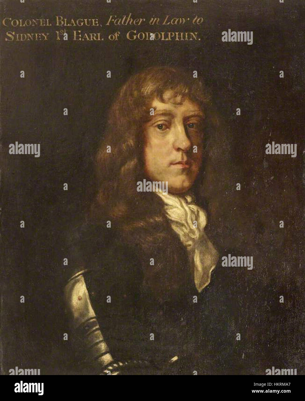 A portrait of Colonel Thomas Blagge, painted by an English School ...