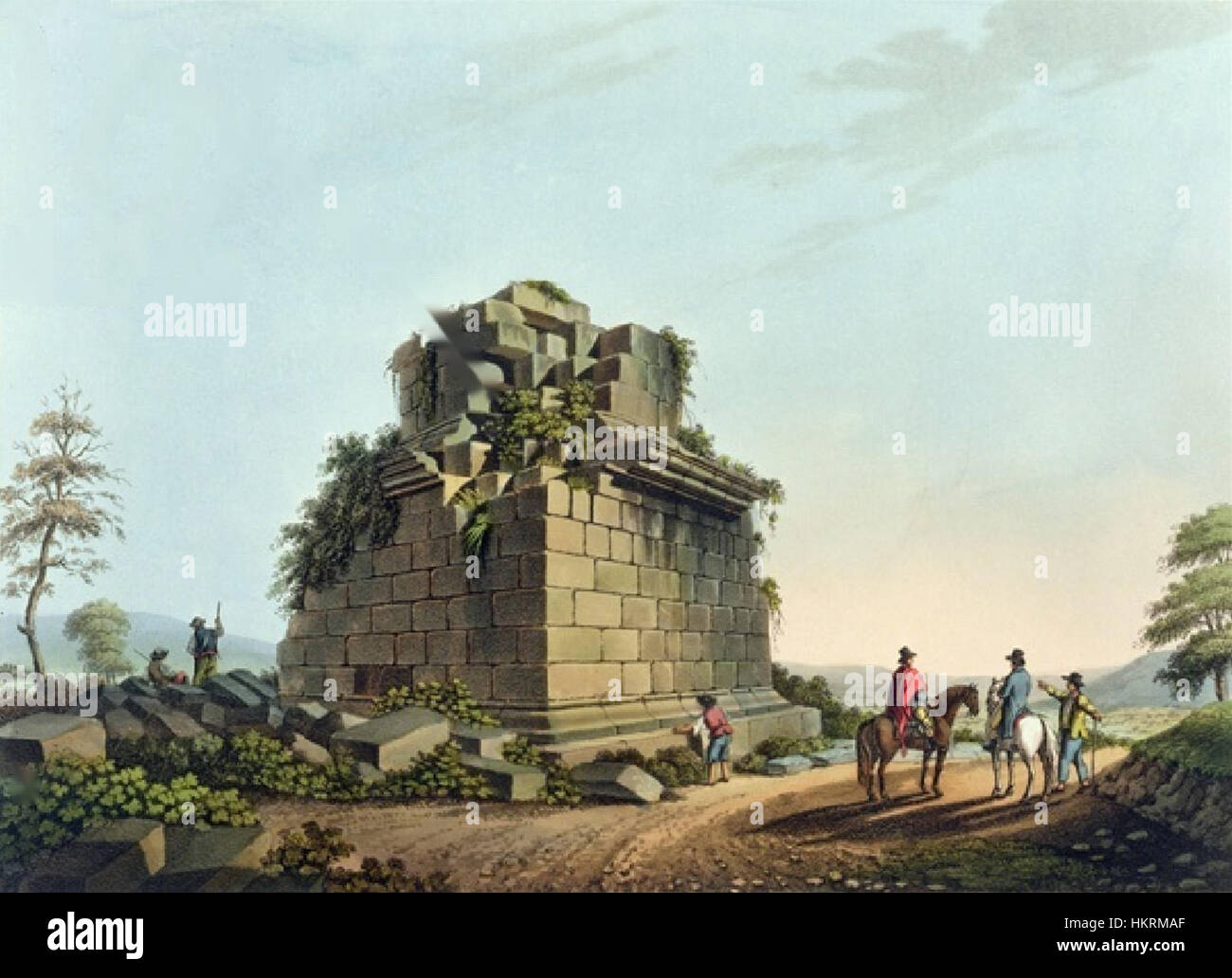 â€˜Colonna Colossaleâ€™ by Luigi Mayer showcases a colossal column ...