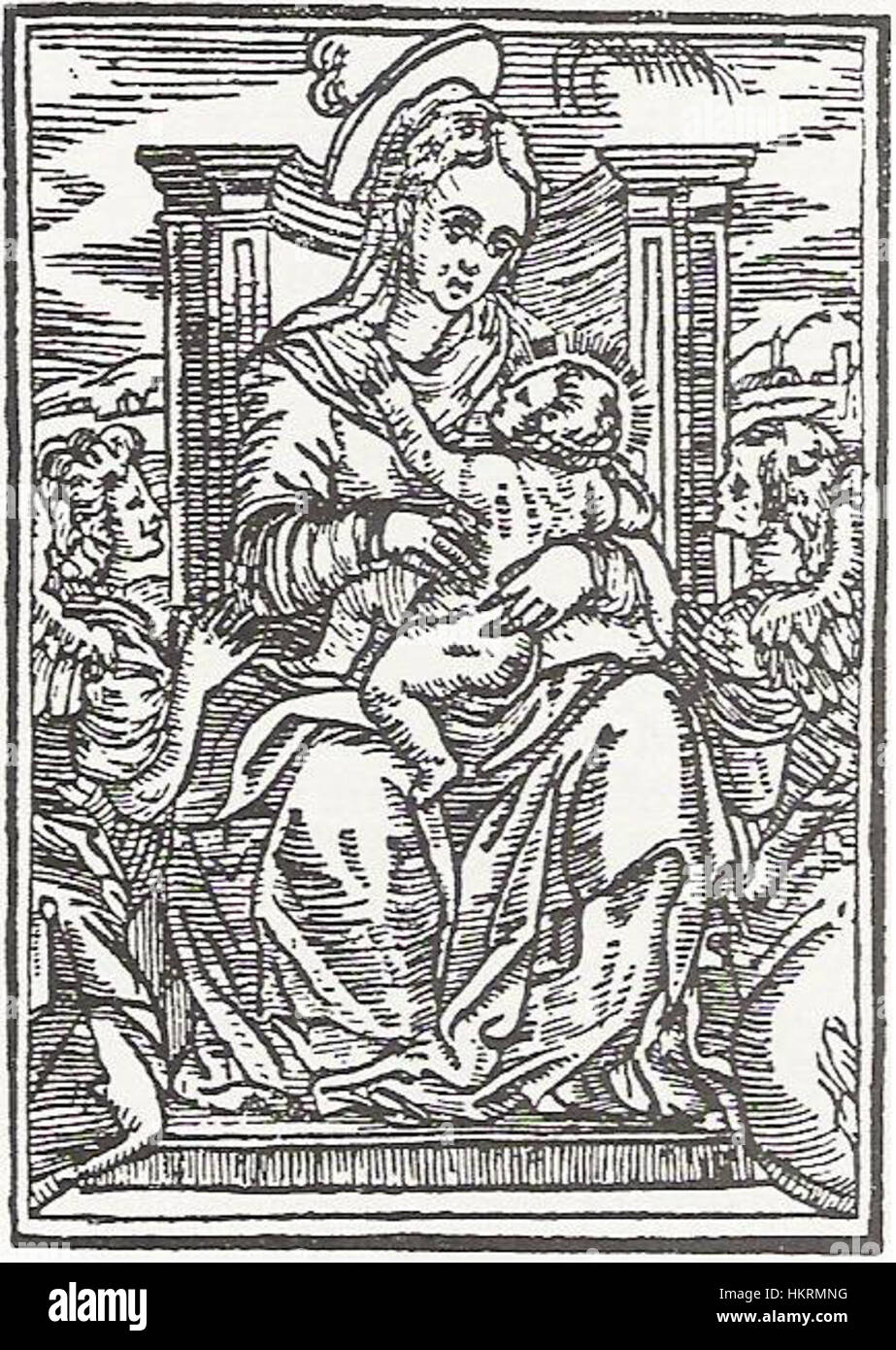 An engraving from the 'Compendium Maleficarum', depicting a detailed ...