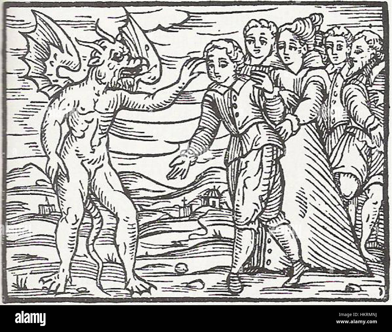 This engraving from the 'Compendium Maleficarum', a 15th-century manual ...