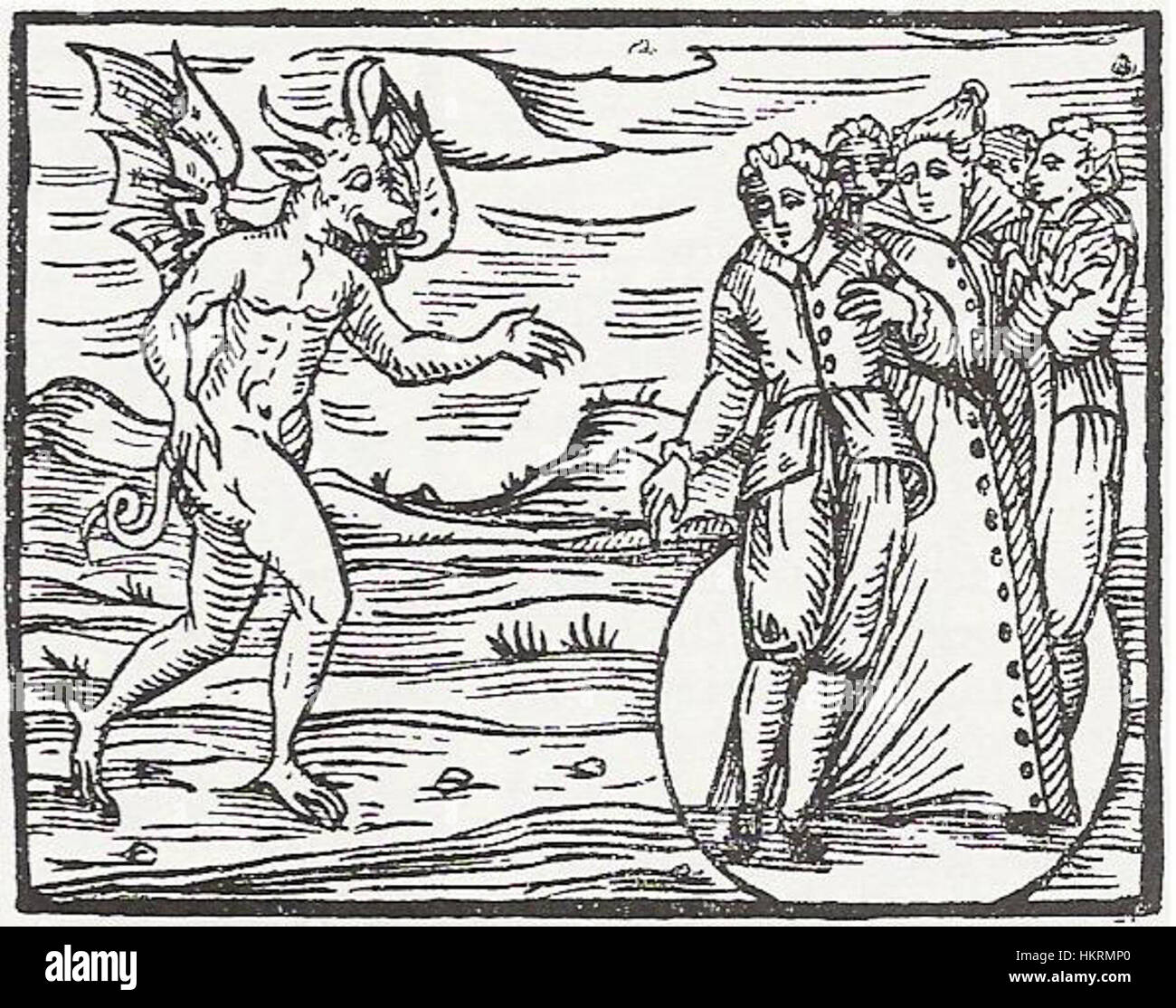 This engraving from the 'Compendium Maleficarum', a 17th-century text ...