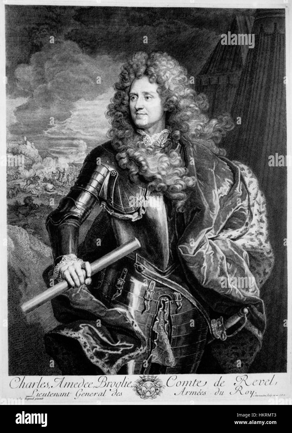 The painting of Comte de Revel portrays a French nobleman, emphasizing his aristocratic status ...