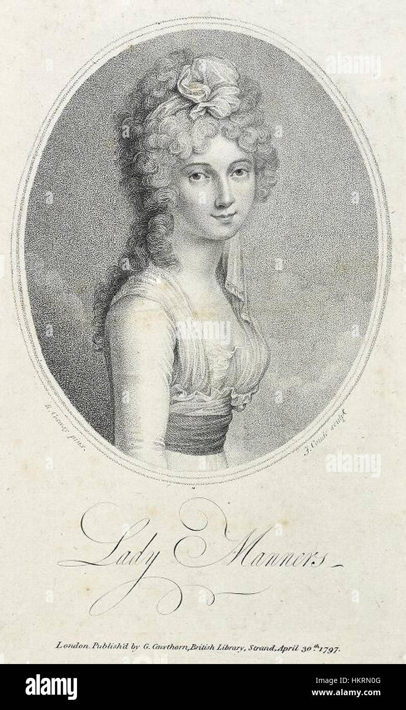 The painting 'Lady Manners,' attributed to Conde after the artist ...