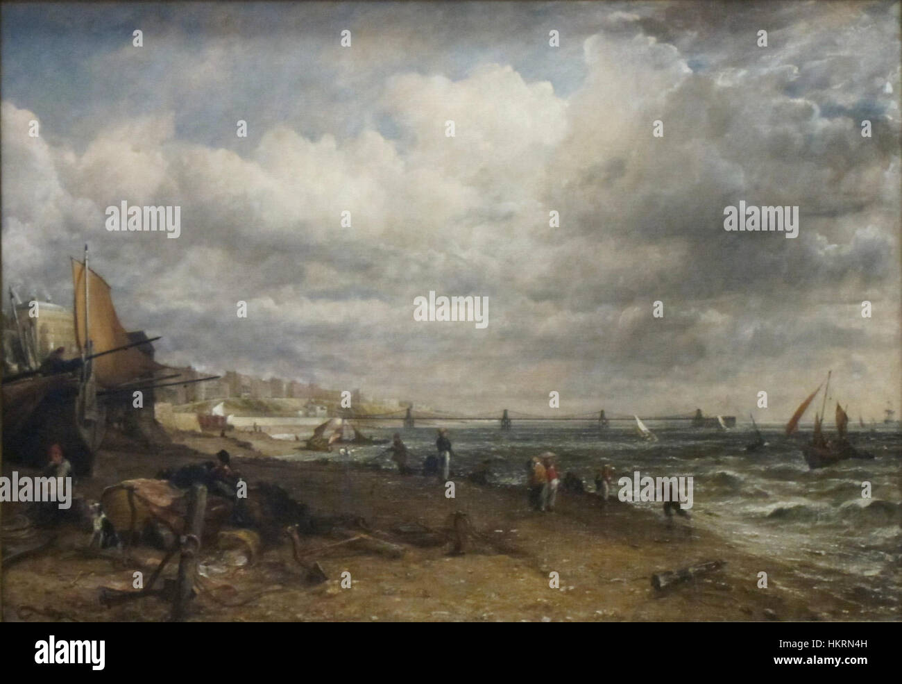This piece attributed to John Constable, an English Romantic painter ...