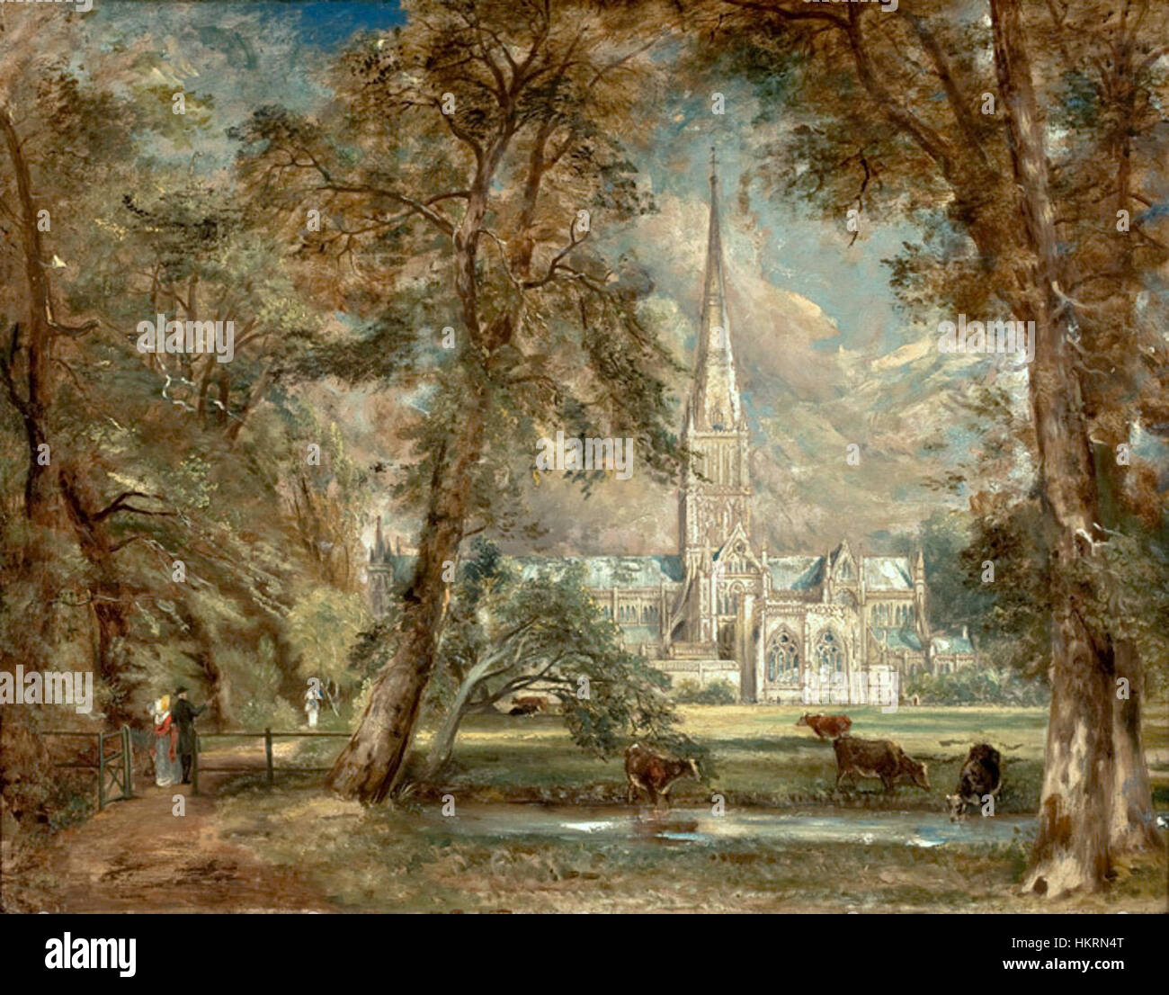 John Constableâ€™s 'Cathedral of Salisbury' painting highlights his ...