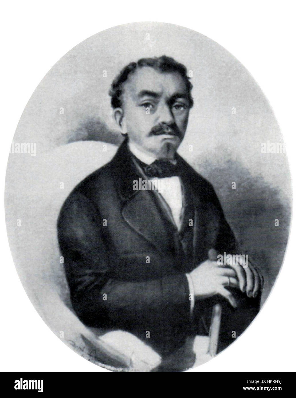 This portrait by Constantin Lecca features Ioan Maiorescu, a notable ...