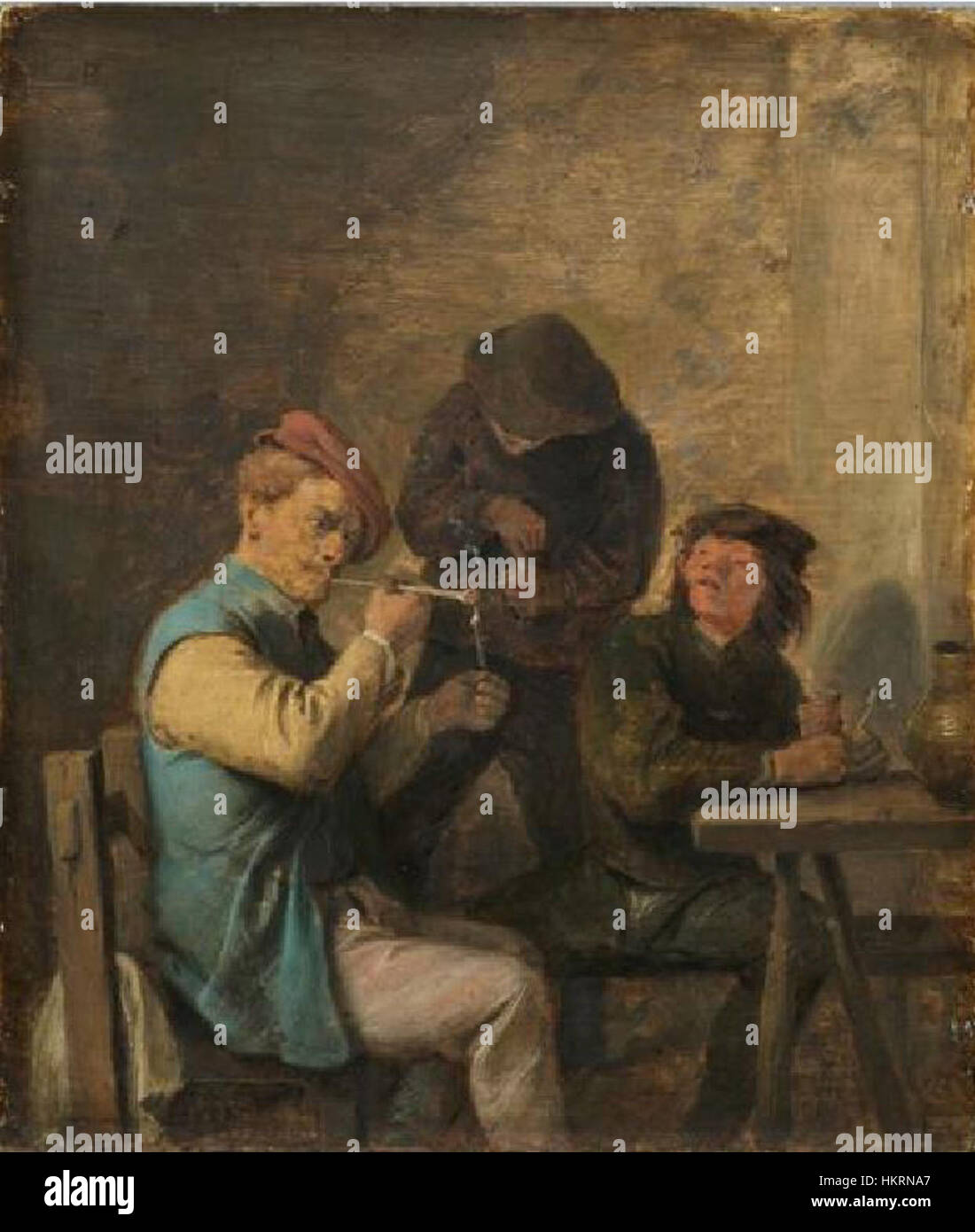 'Taste' by Adriaen Brouwer is a genre painting from the 17th century ...