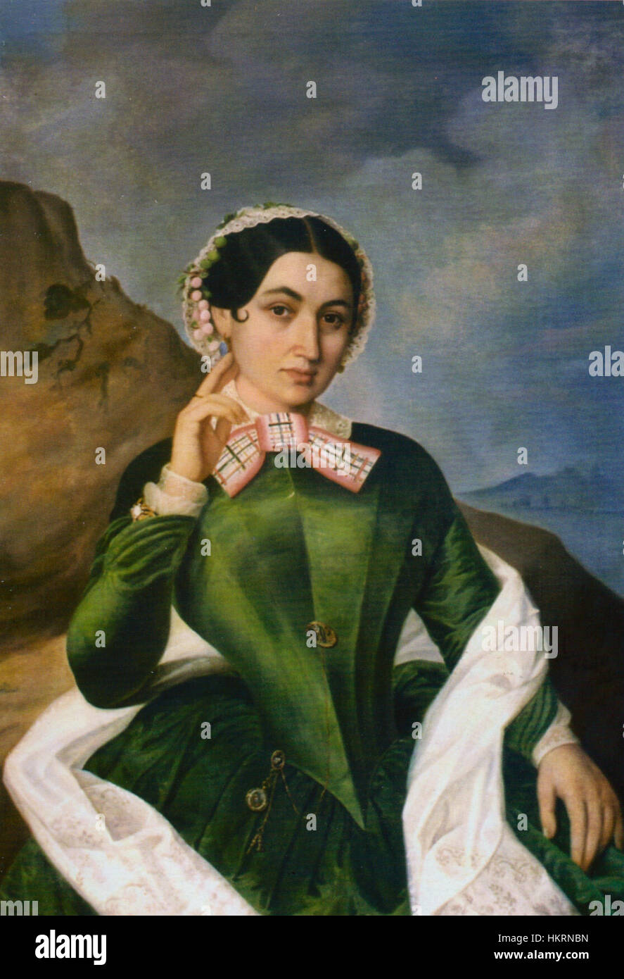 Constantin Lecca - Portretul Alexandrinei Vladoianu Stock Photo - Alamy