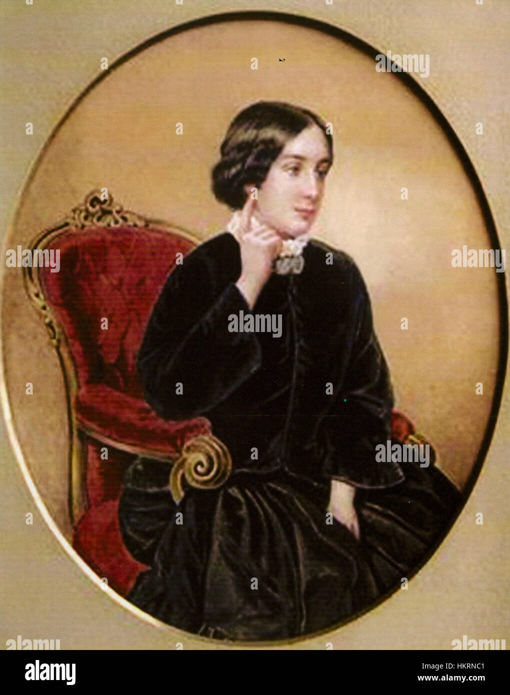 Constantin Lecca - Portretul Eufrosinei Poenaru Stock Photo - Alamy