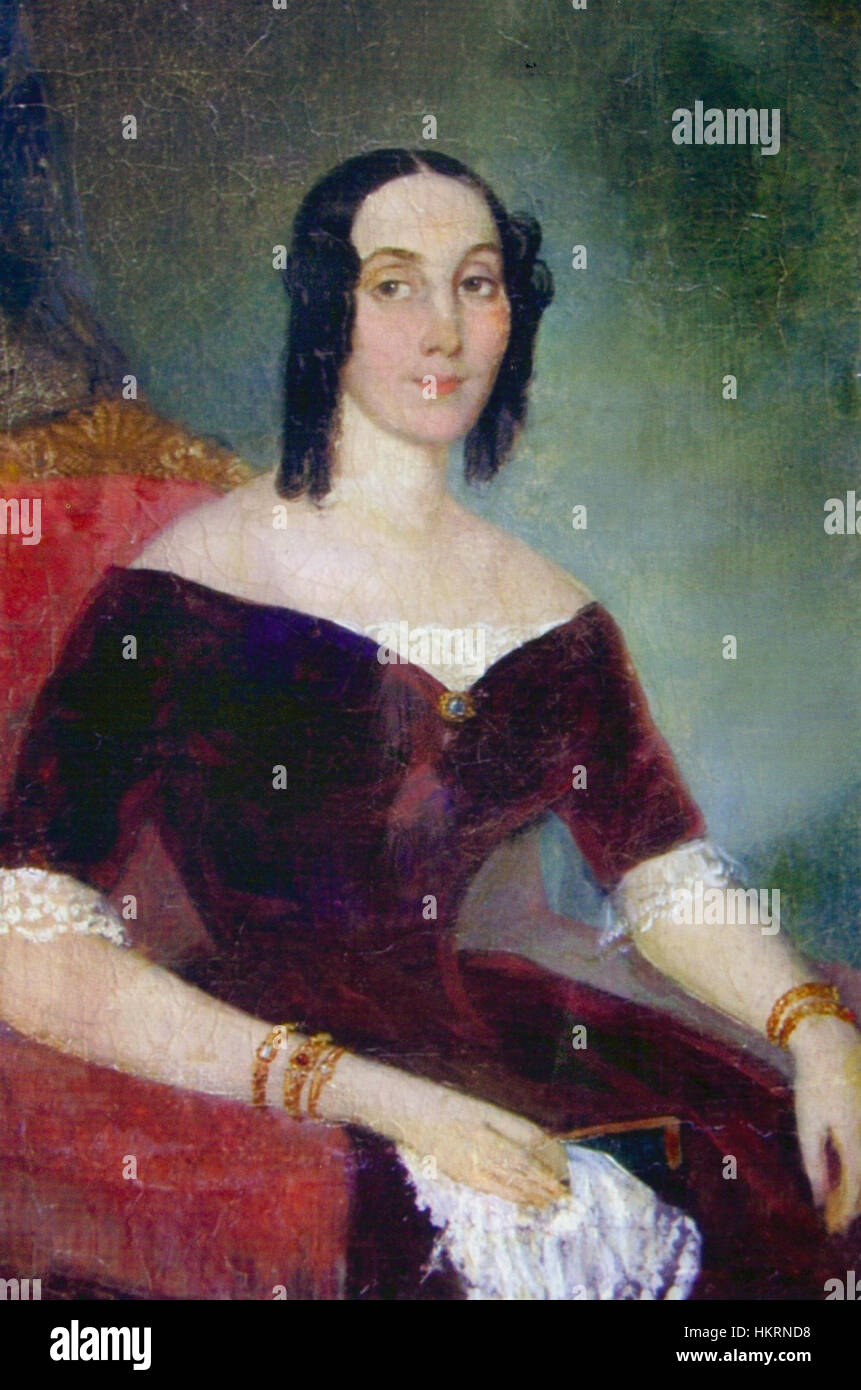 This portrait by Constantin Lecca depicts Constantina Pavlovici ...