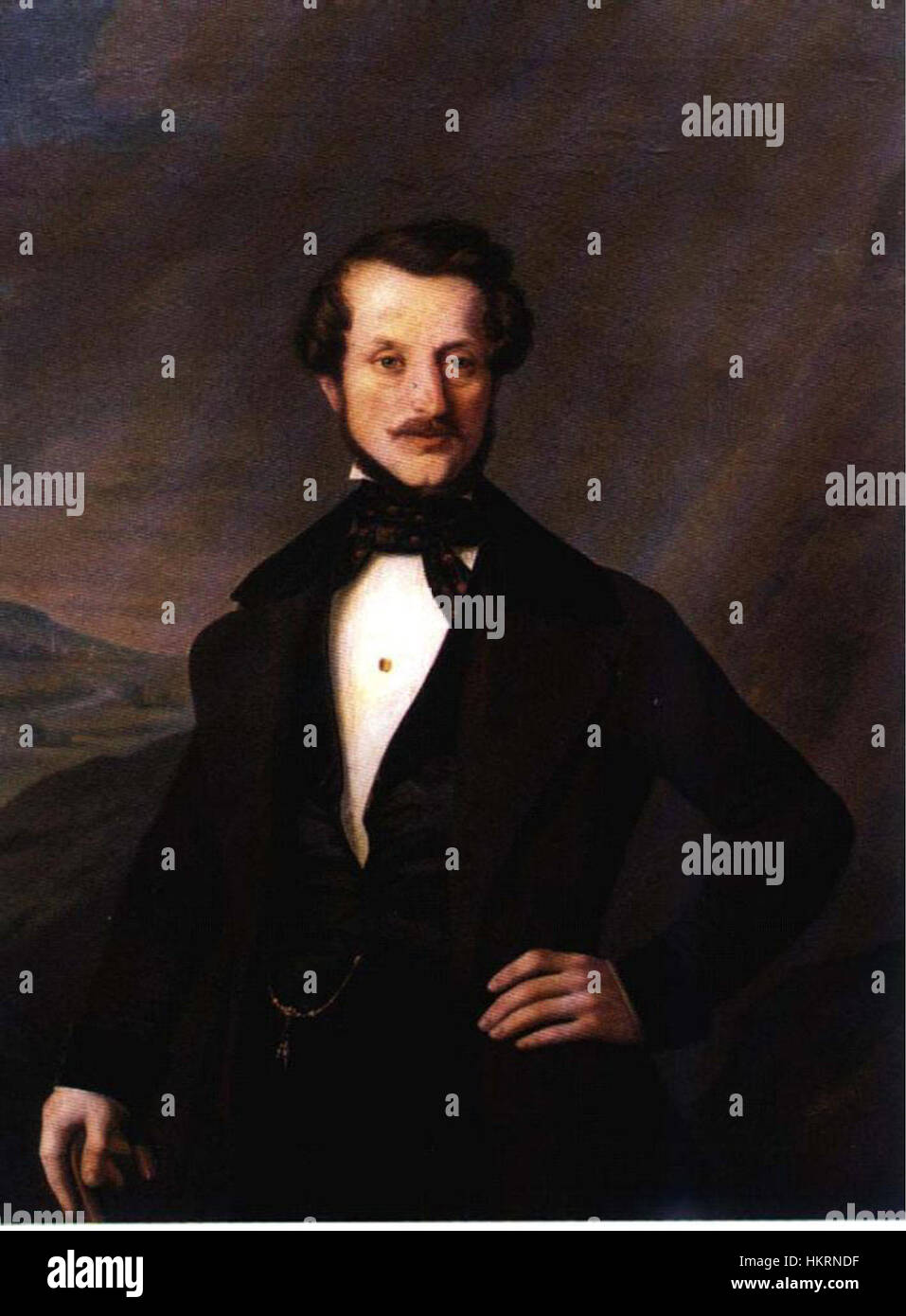 'Portretul lui Petre Lacusteanu' by Constantin Lecca is a 19th-century ...