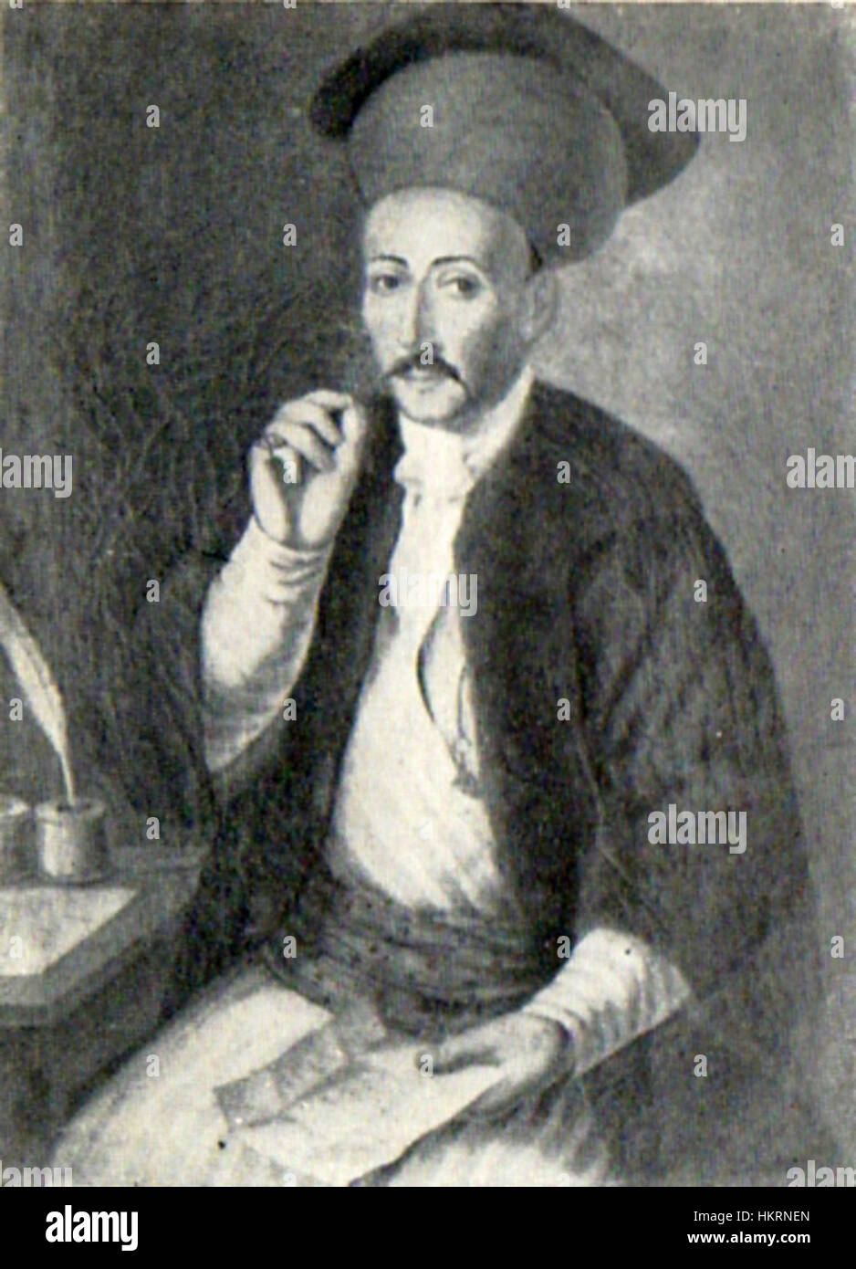 Constantin Lecca’s portrait of Serdarul Dimitrie Aman portrays a ...