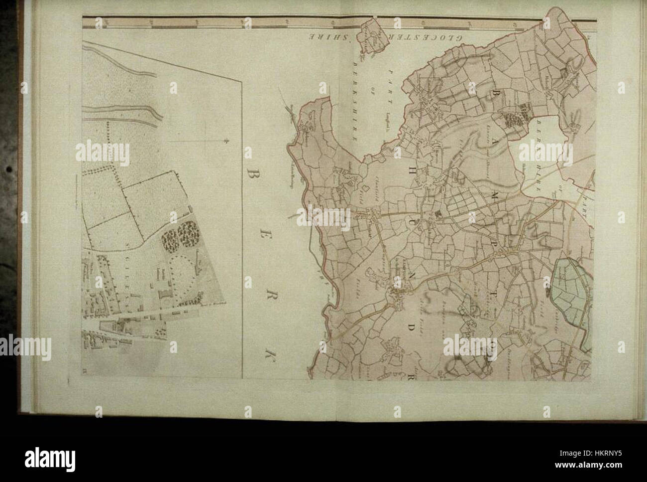 Oxford county map hi-res stock photography and images - Alamy