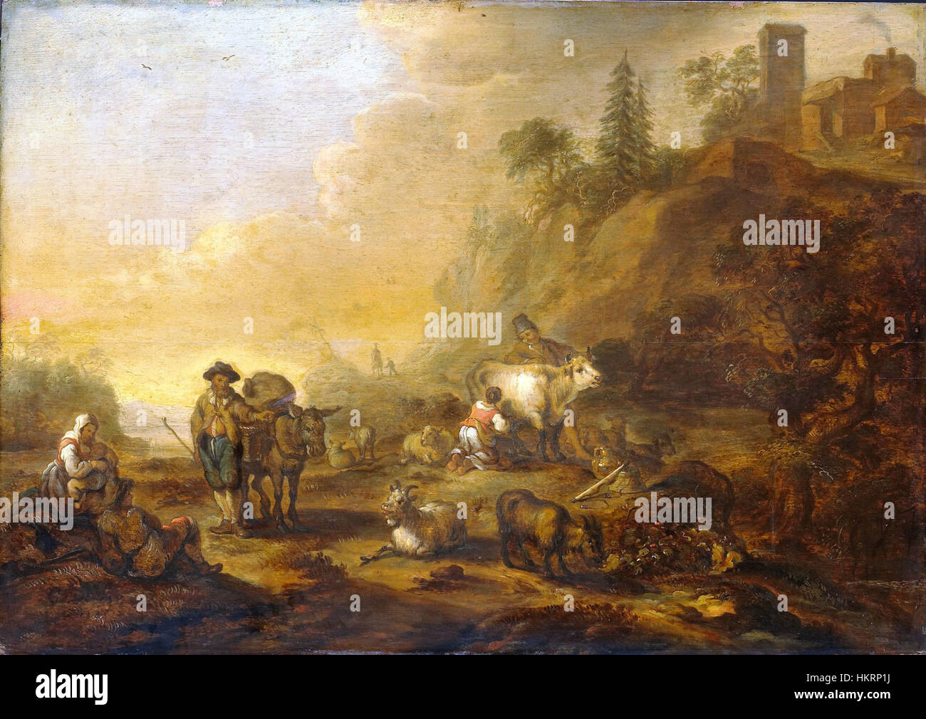 Cornelis de Bie was a Dutch Baroque painter and art theorist. His work in this collection ...