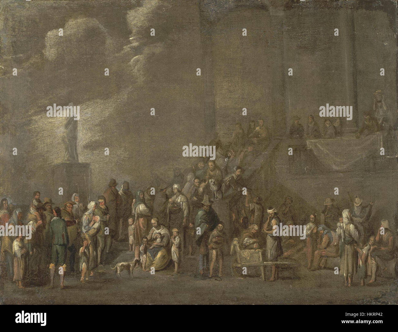 Feeding the poor painting hi-res stock photography and images - Alamy