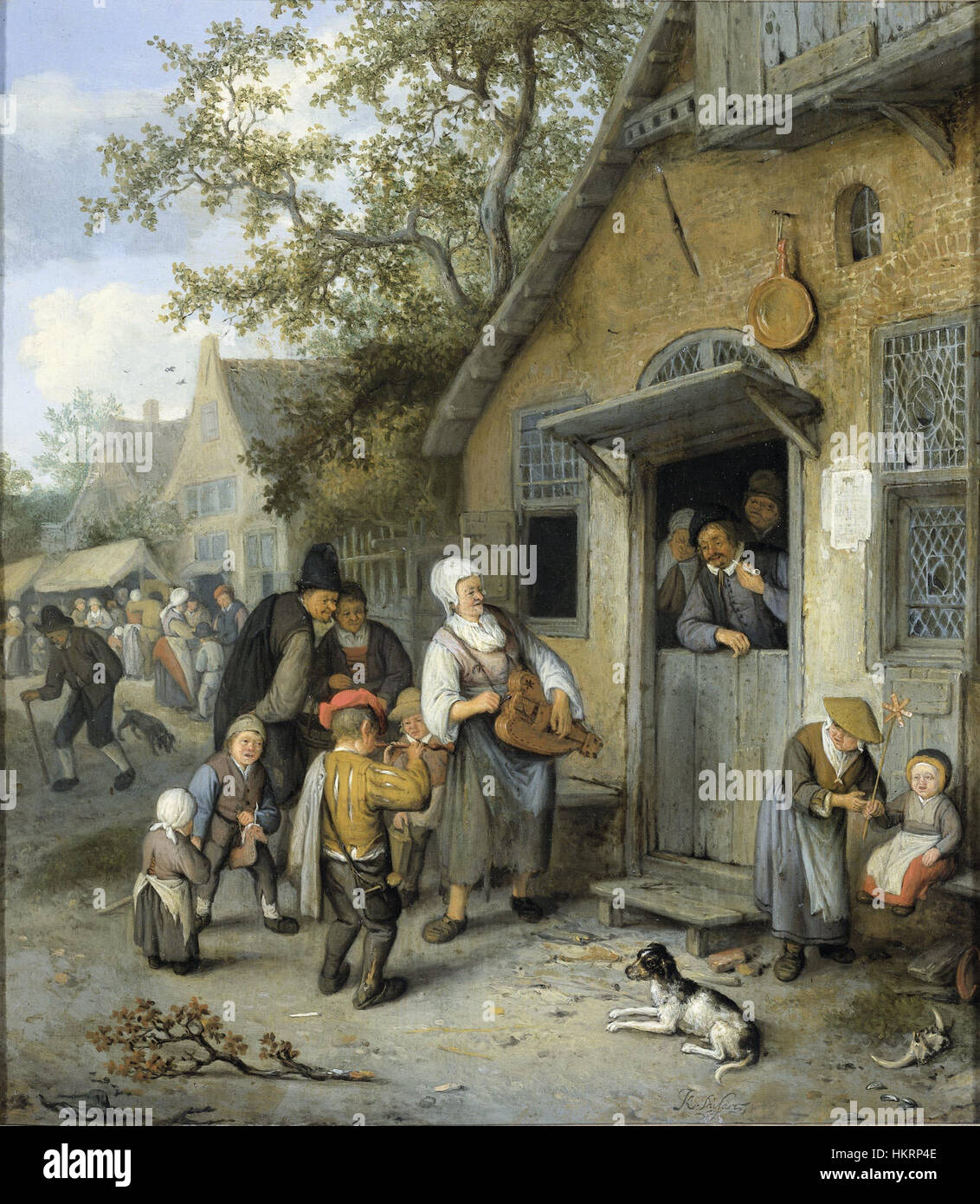 Cornelis Dusart, a Dutch artist from the 17th century, is known for his ...