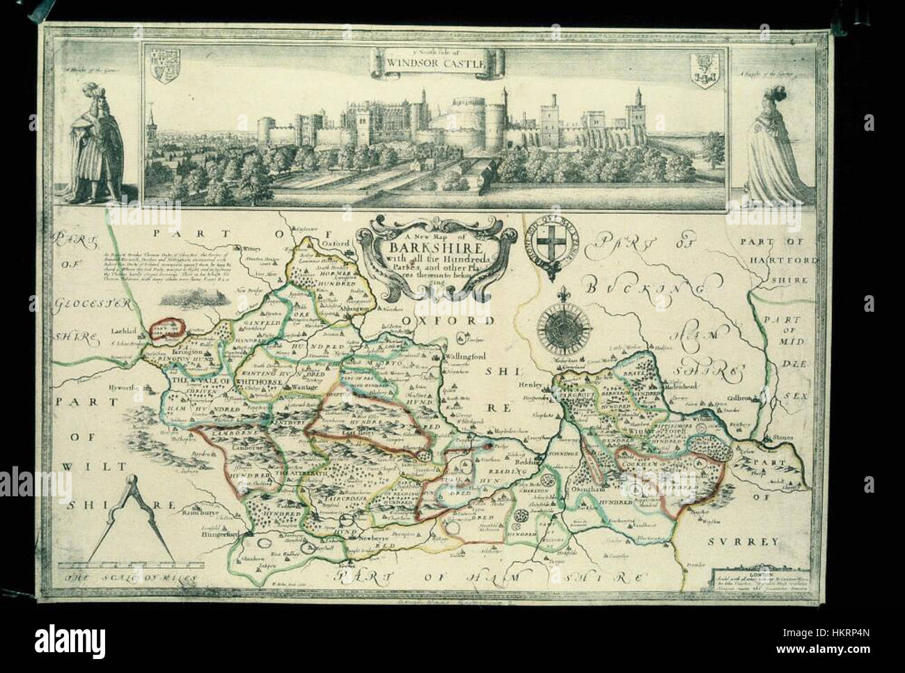 This historical map, part of the Bodleian Libraries collection ...