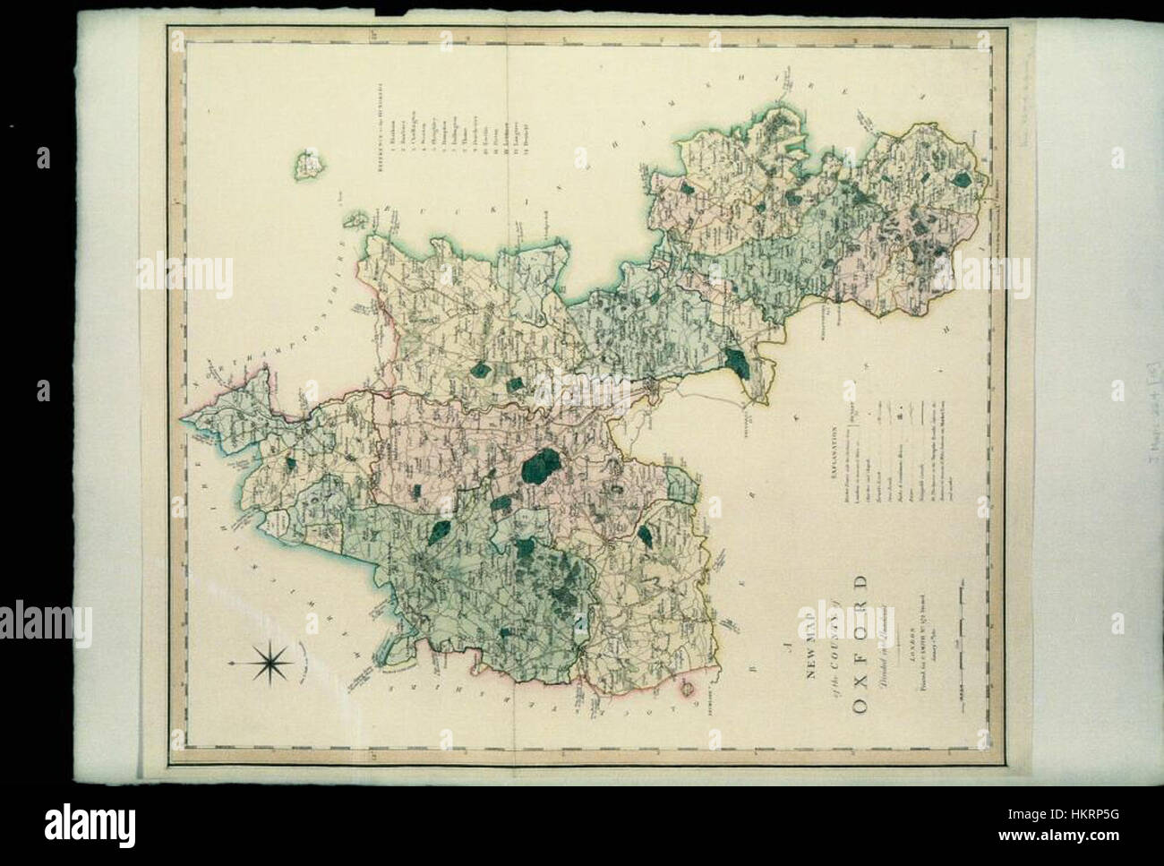 Map of oxford hi-res stock photography and images - Alamy