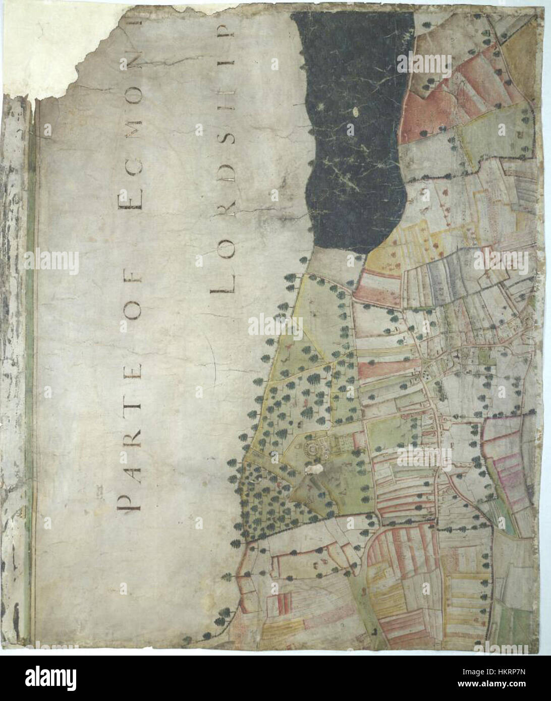 This map and description from the Bodleian Libraries shows the estate ...