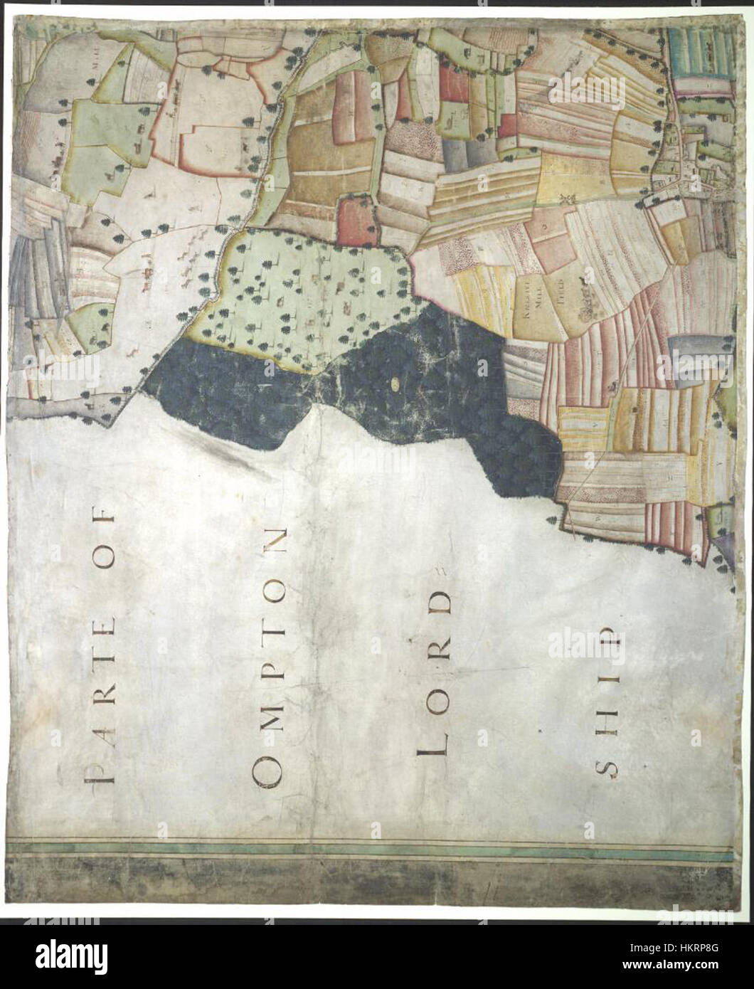 This historic plat and description, held by the Bodleian Libraries ...