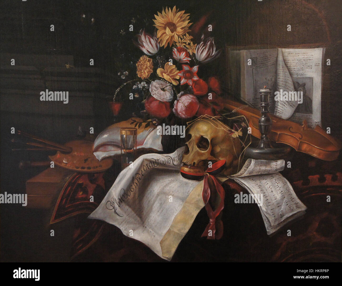 Vanitas still life cornelis hi-res stock photography and images - Alamy