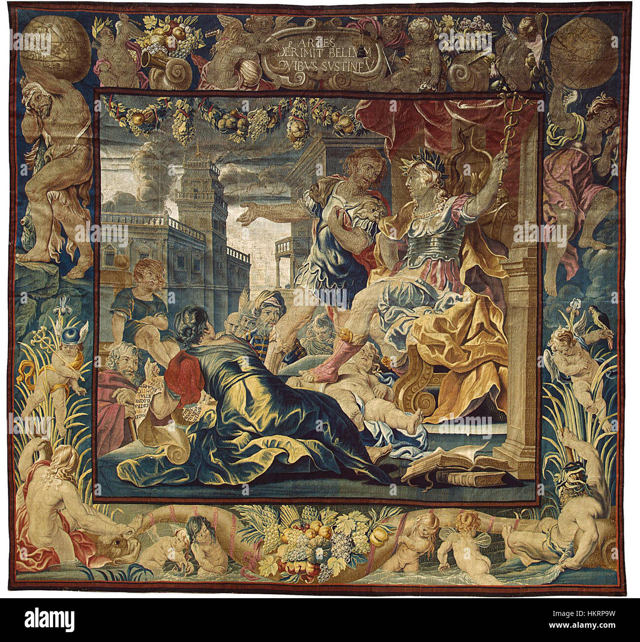 Cornelis Schutâ€™s painting 'Rhetoric' is a Baroque-era work that ...