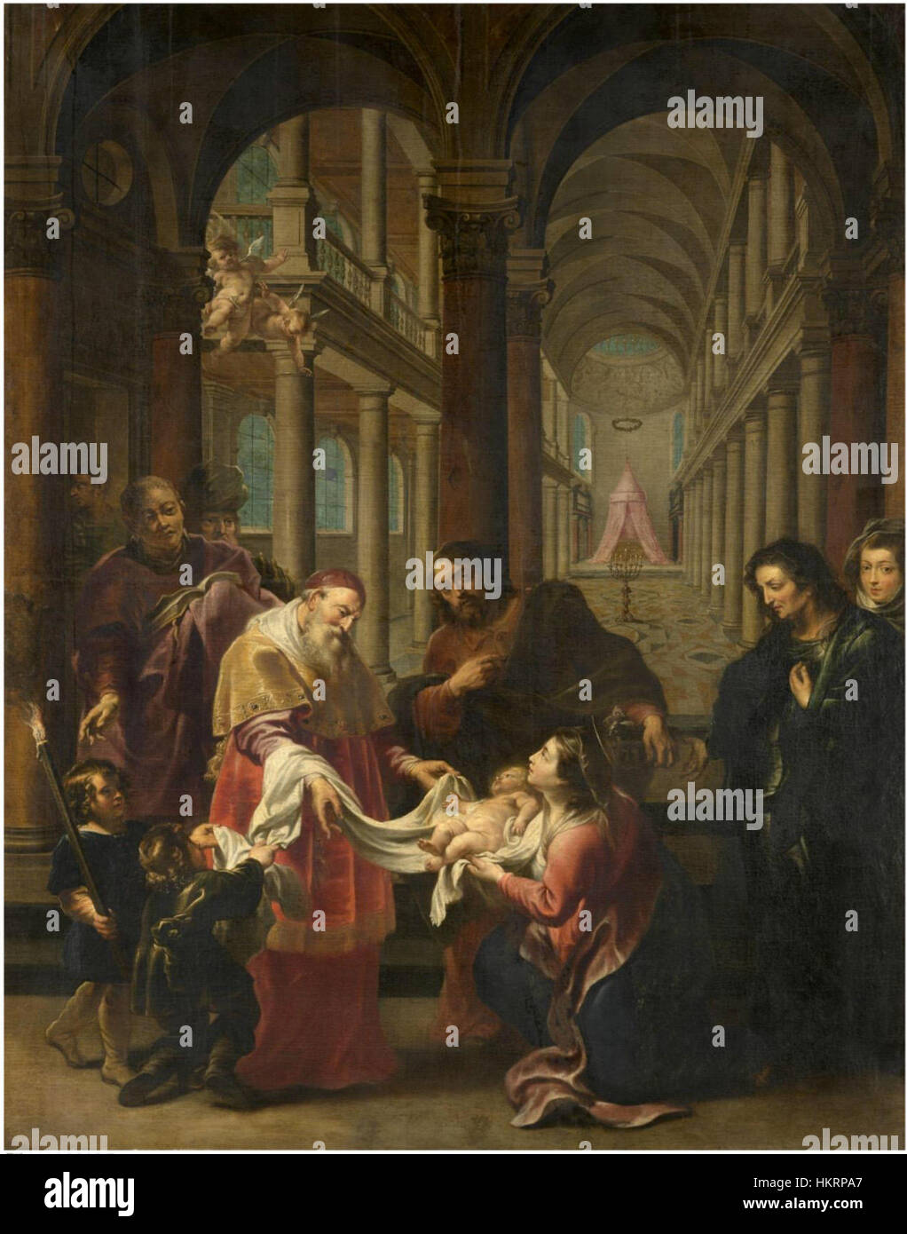 Cornelis Schut's 'The Cleansing of Maria in the Temple' is a Baroque ...