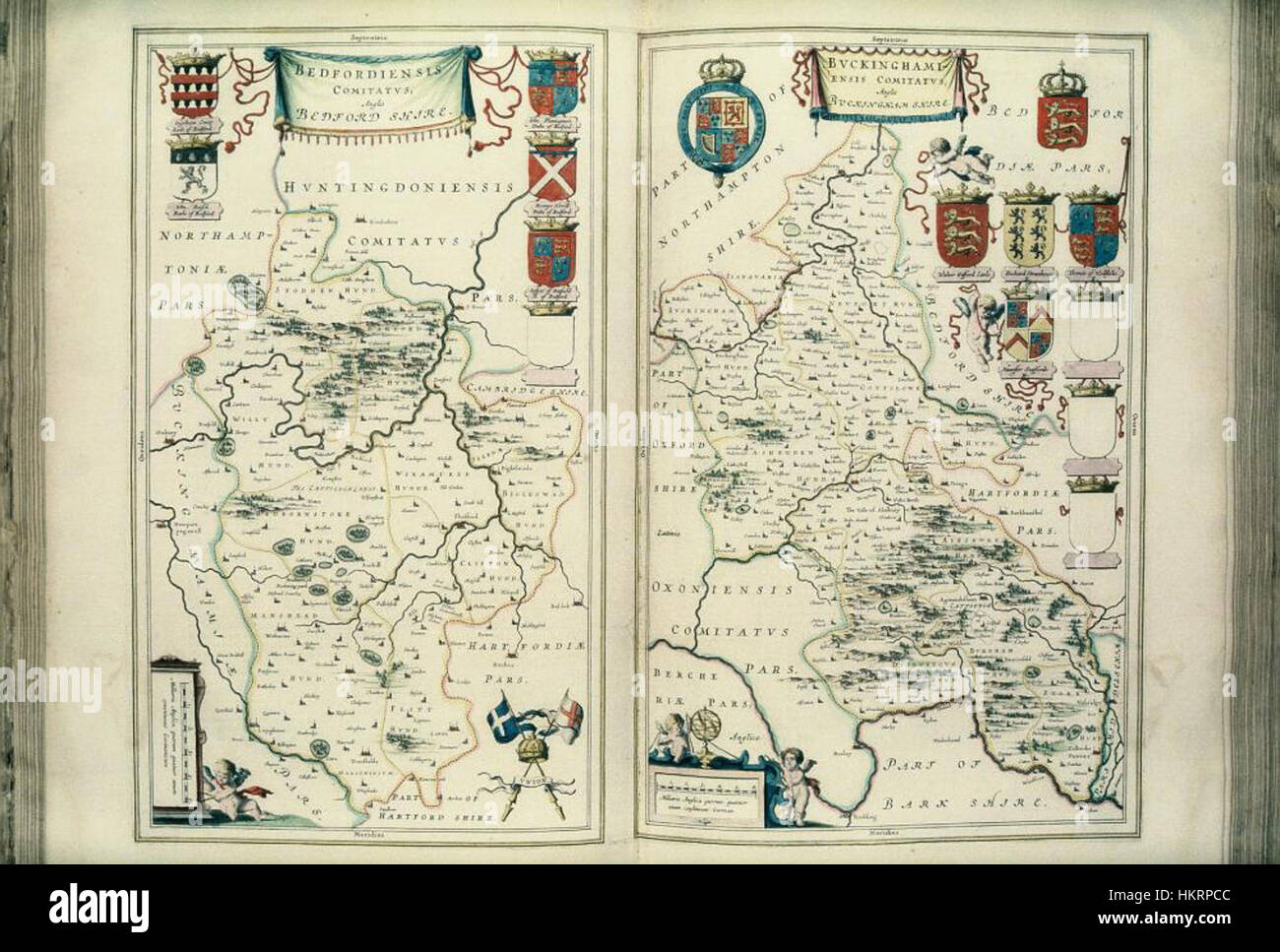 This historical map, held in the Bodleian Libraries, depicts ...