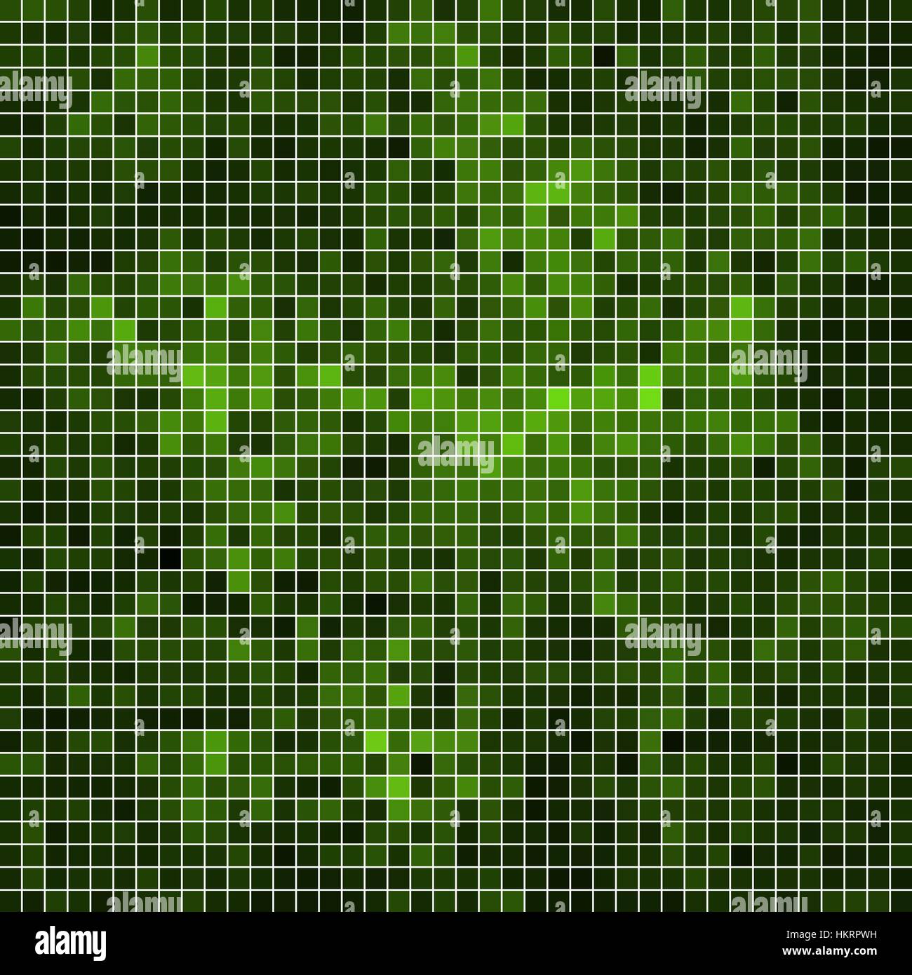 abstract vector square pixel mosaic background - green Stock Vector ...